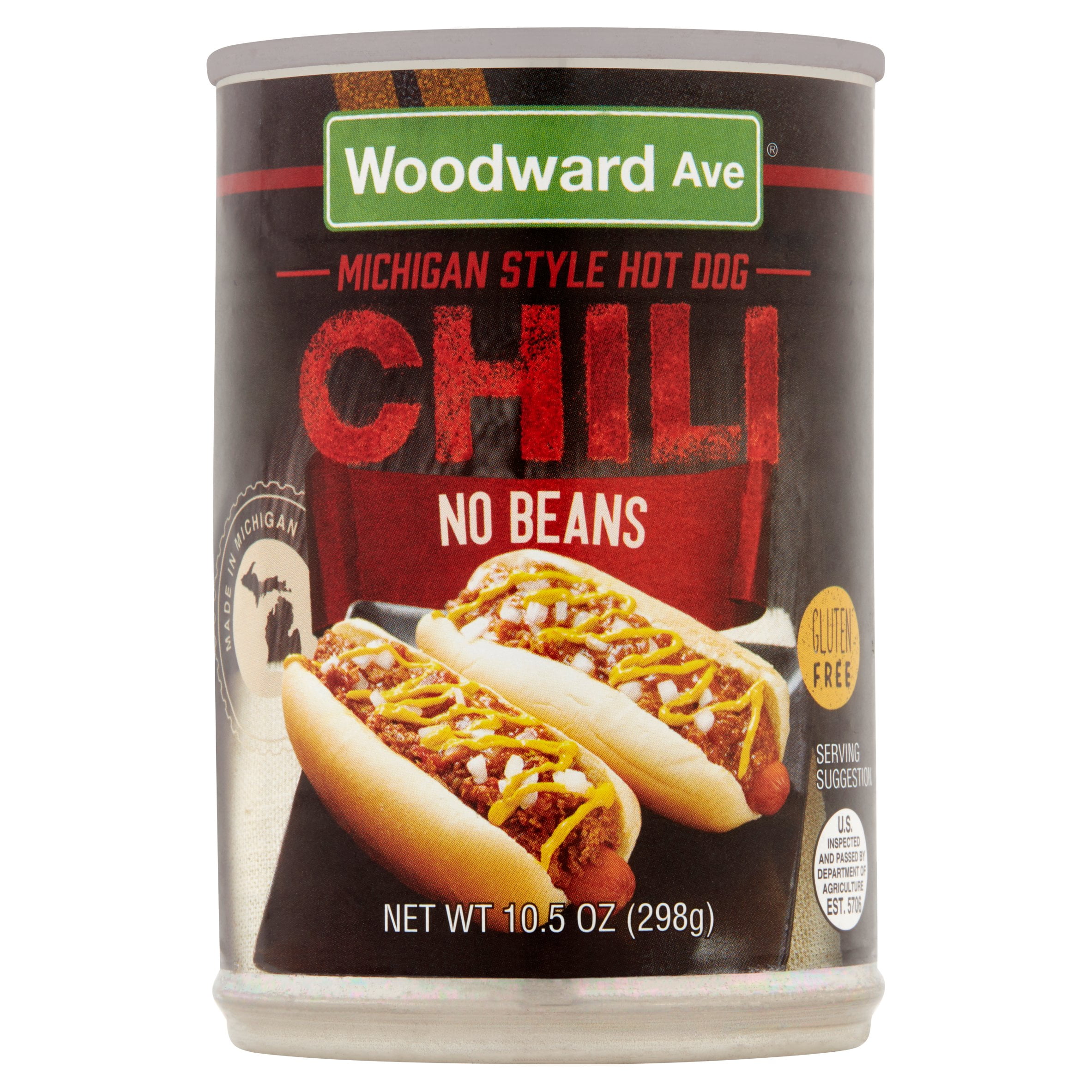 Woodward Ave Chili Michigan Style Hot Dog Sauce, 10.5 Oz - Walmart.com