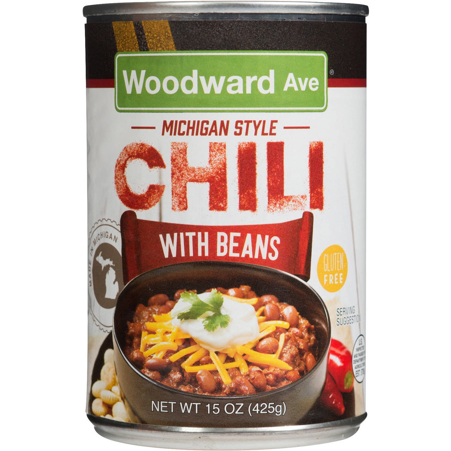 Woodward Ave Michigan Style Chili With Beans, 15 oz - Walmart.com