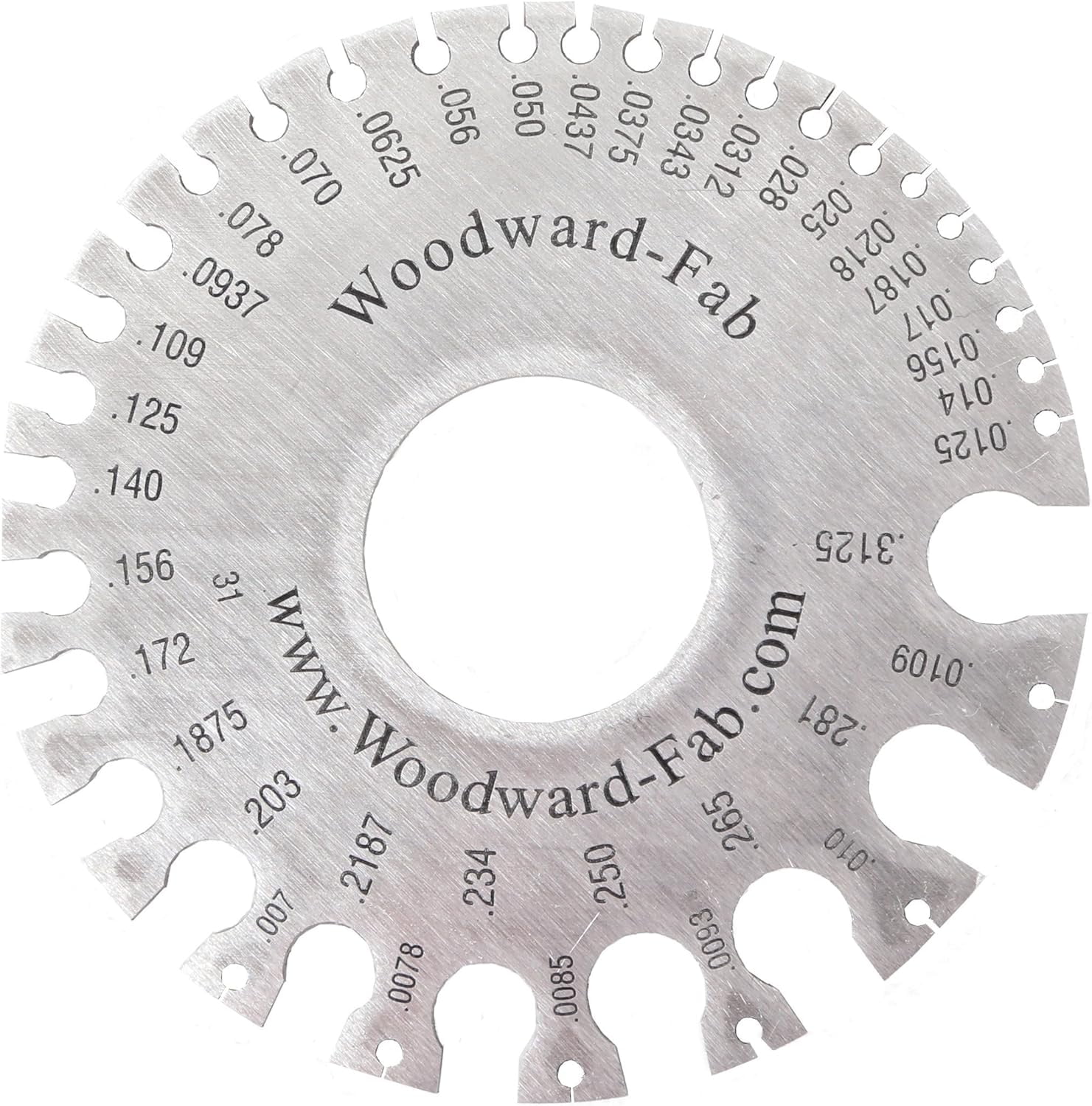 Woodward Fab Sheet Metal Thickness Gauge - Walmart.com