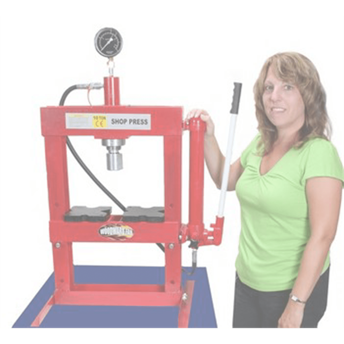 Woodward Fab Woodward Fab 10 Ton Shop Press - Walmart.com
