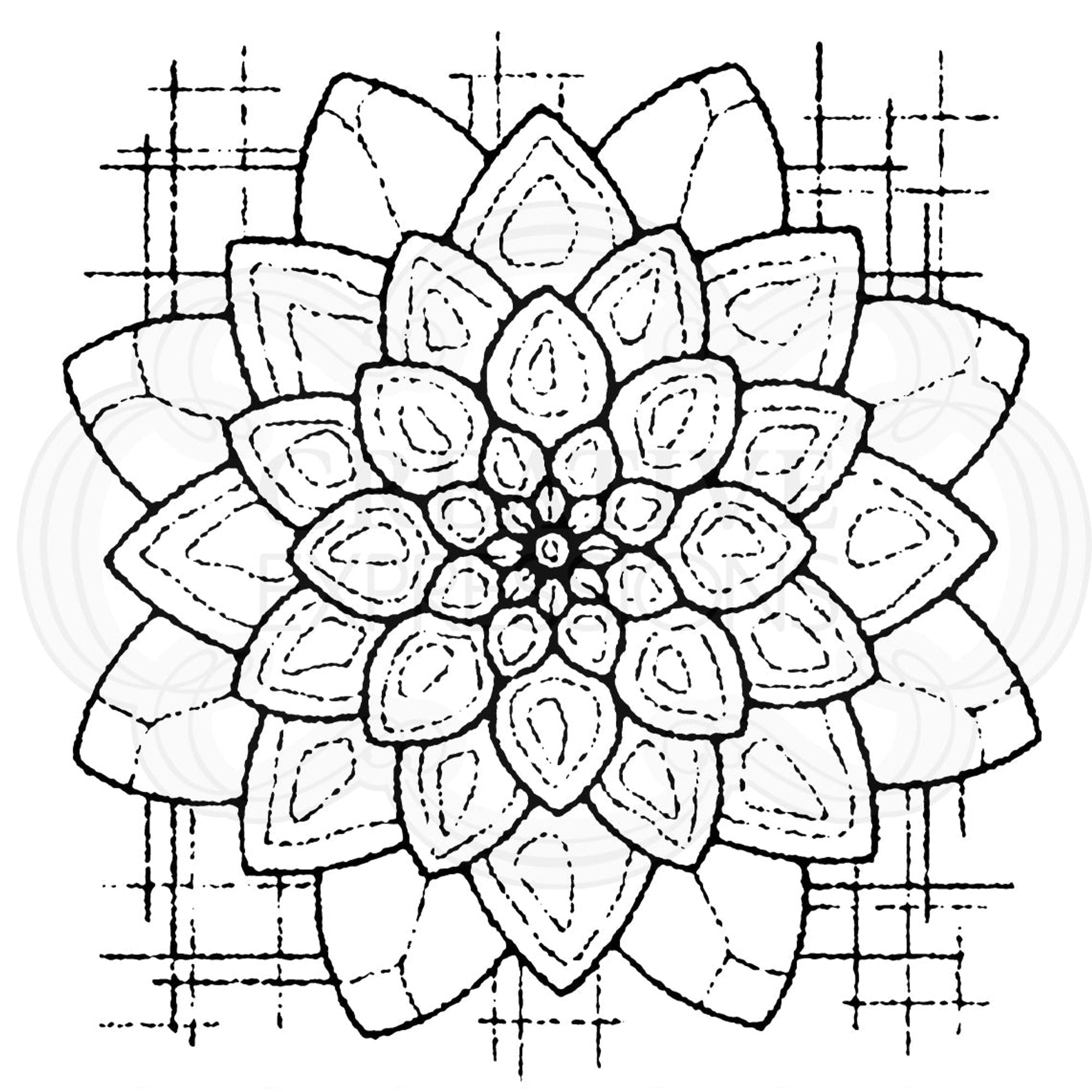 Woodware Craft Collection Woodware Clear Singles Blossom 4 in x 4 in ...