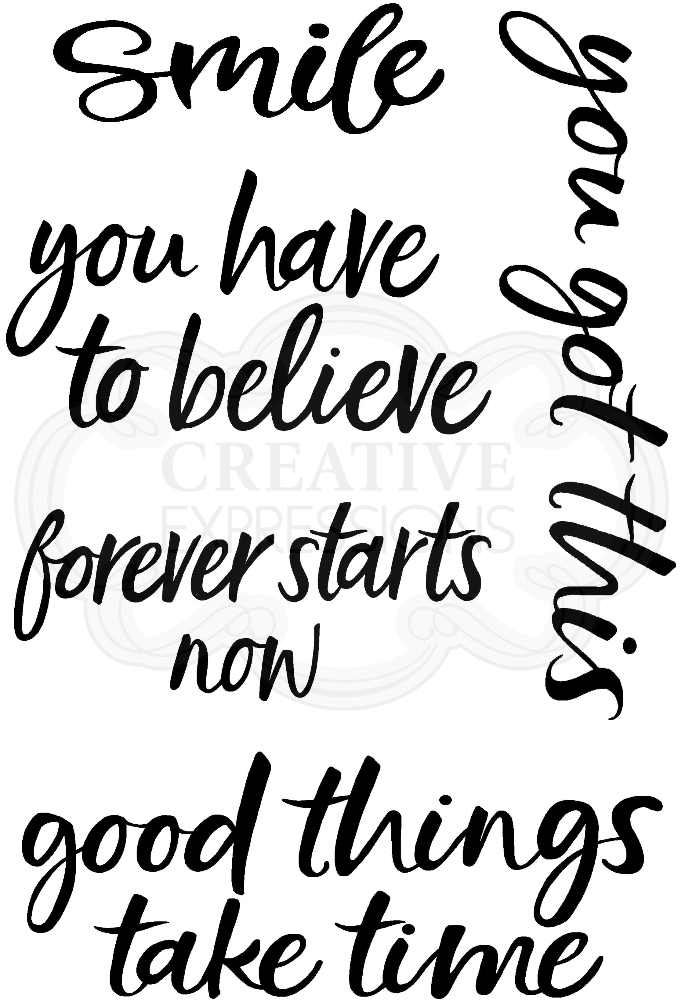 Woodware Craft Collection Woodware Clear Singles Good Things 4 in x 6 ...