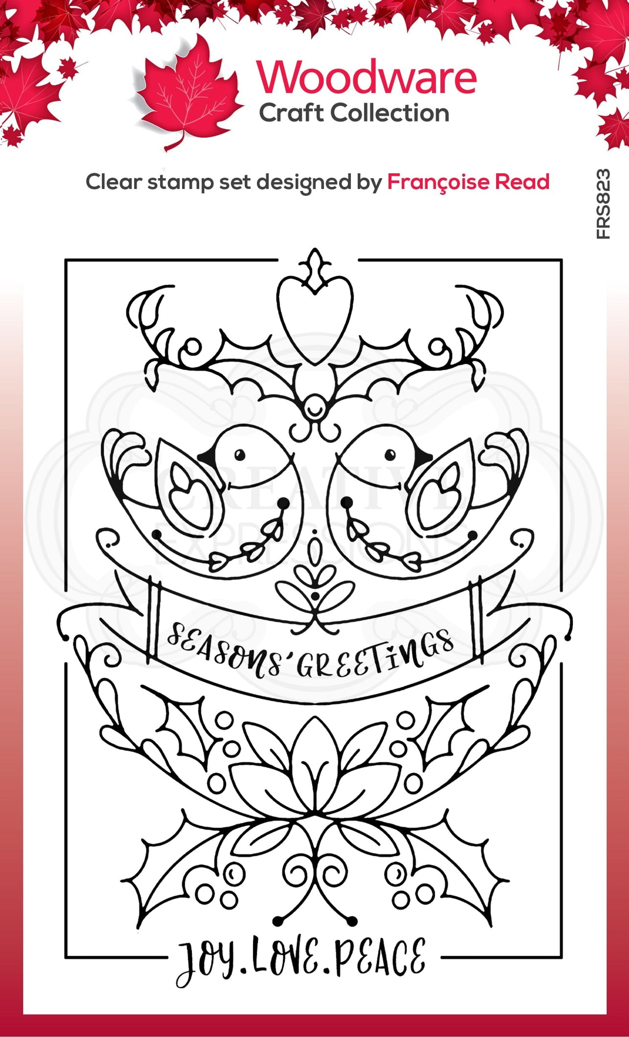 Woodware Craft Collection Woodware Clear Singles Two Turtles 4 in x 6 ...