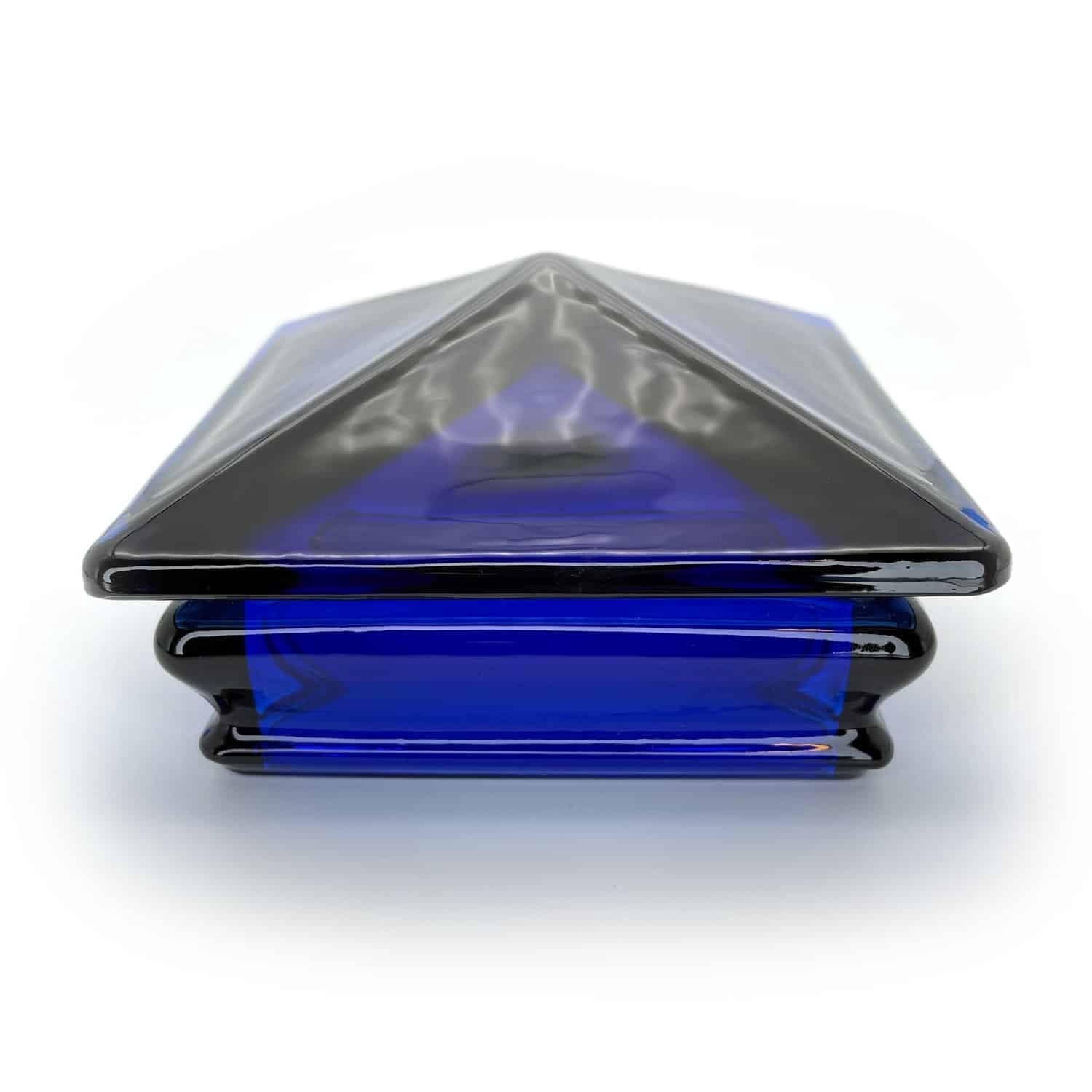 Woodway Pyramid Glass Post Cap, Cobalt Blue, Fits 6x6 Posts, 8-Pack ...