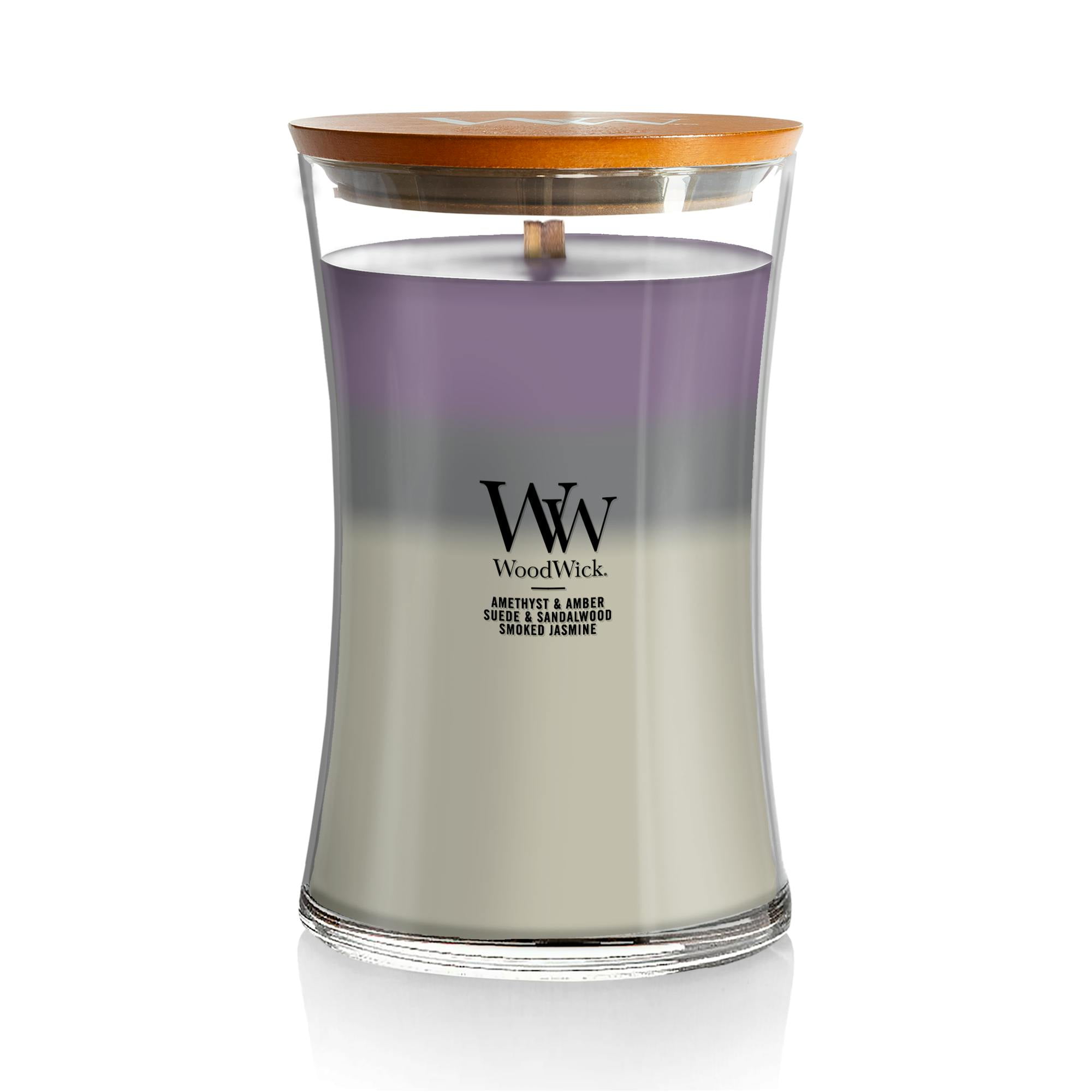 Woodwick Large Hourglass Candle, Amethyst Sky Trilogy, 21.5 oz ...