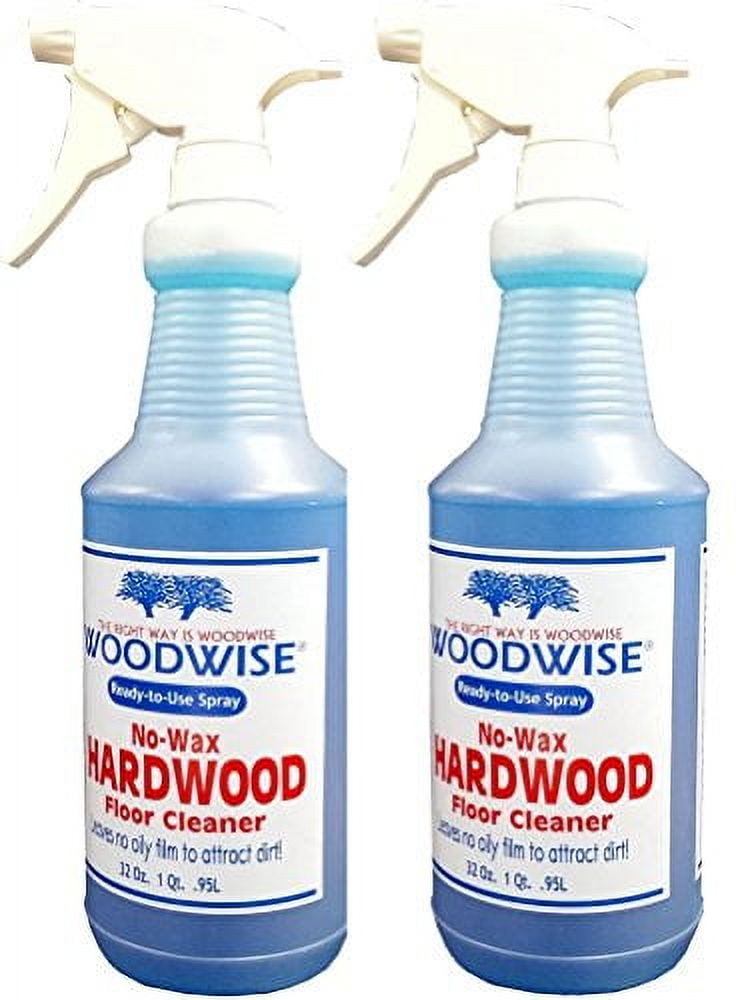 Woodwise Ready-to-Use No Wax Hardwood Floor Cleaner 32oz Spray Pack of ...