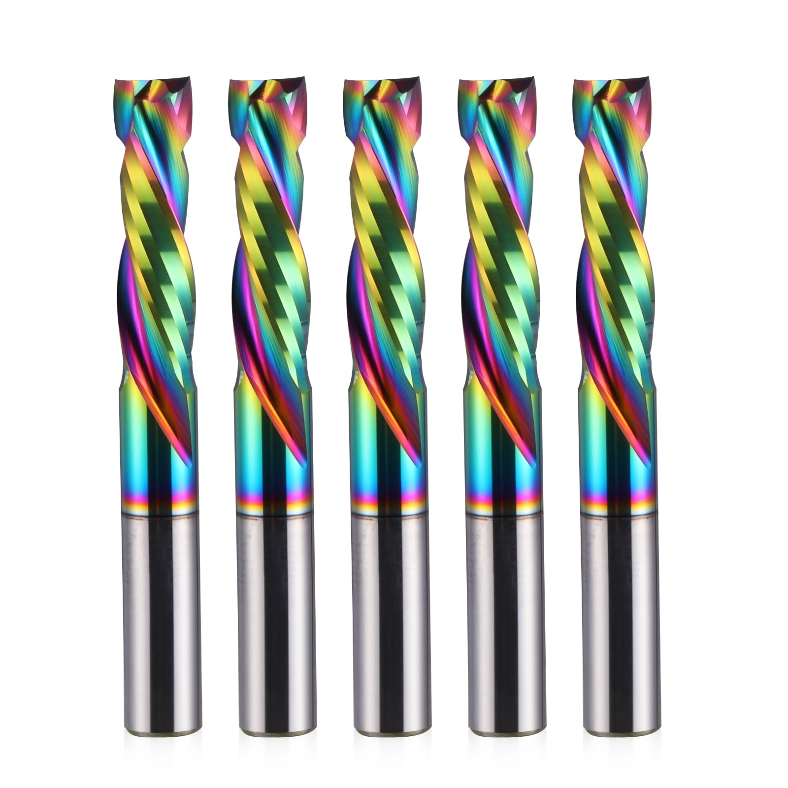 Woodwork Milling Cutter ,DLC Coating ,UP & Down Cut 2 Flutes Spiral ...