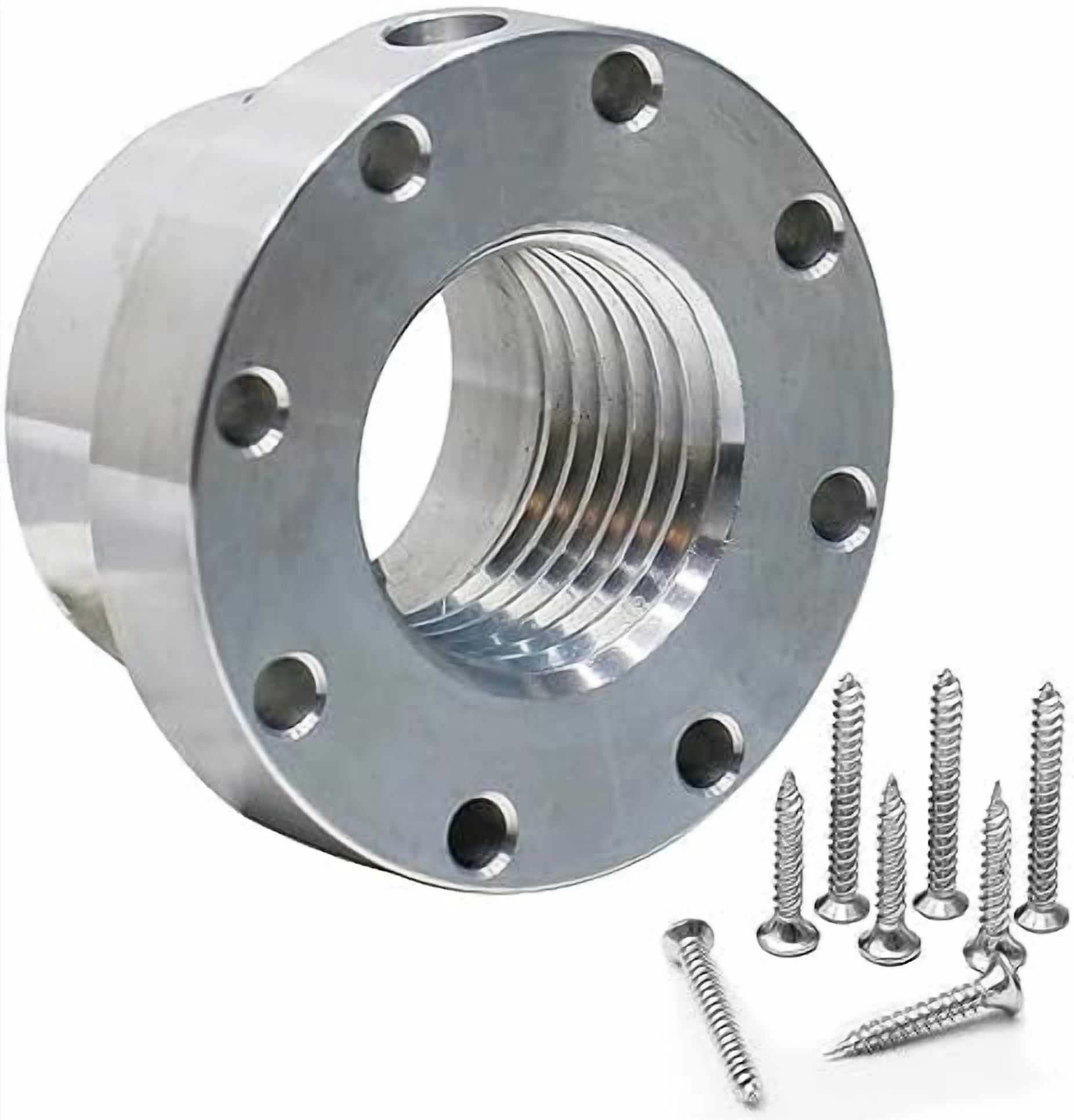 Woodworking 2-1/2” Lathe Faceplate,Aluminum Faceplate with Screwchuck ...
