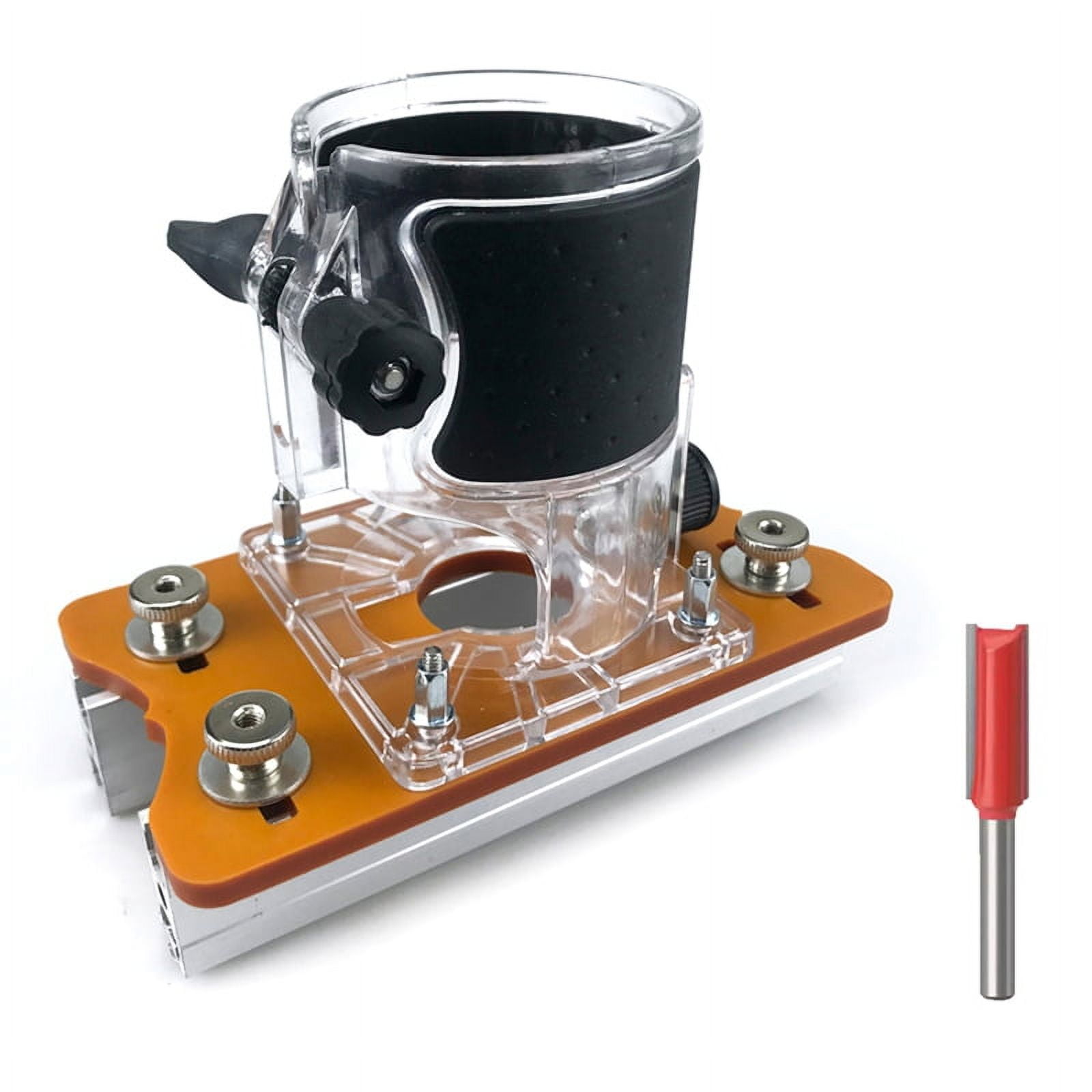 Woodworking 2 in 1 Slotting Bracket, Fasteners Slotting Guide Base for ...