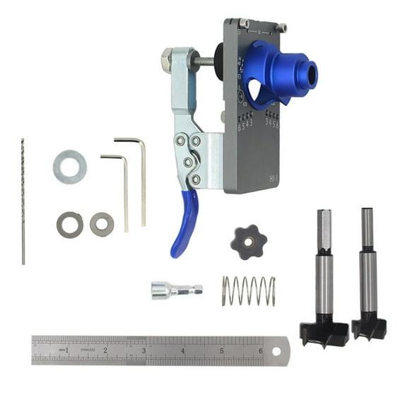 Woodworking 35mm Concealed Hinge Jig Set Hinge Boring Jig Drilling ...