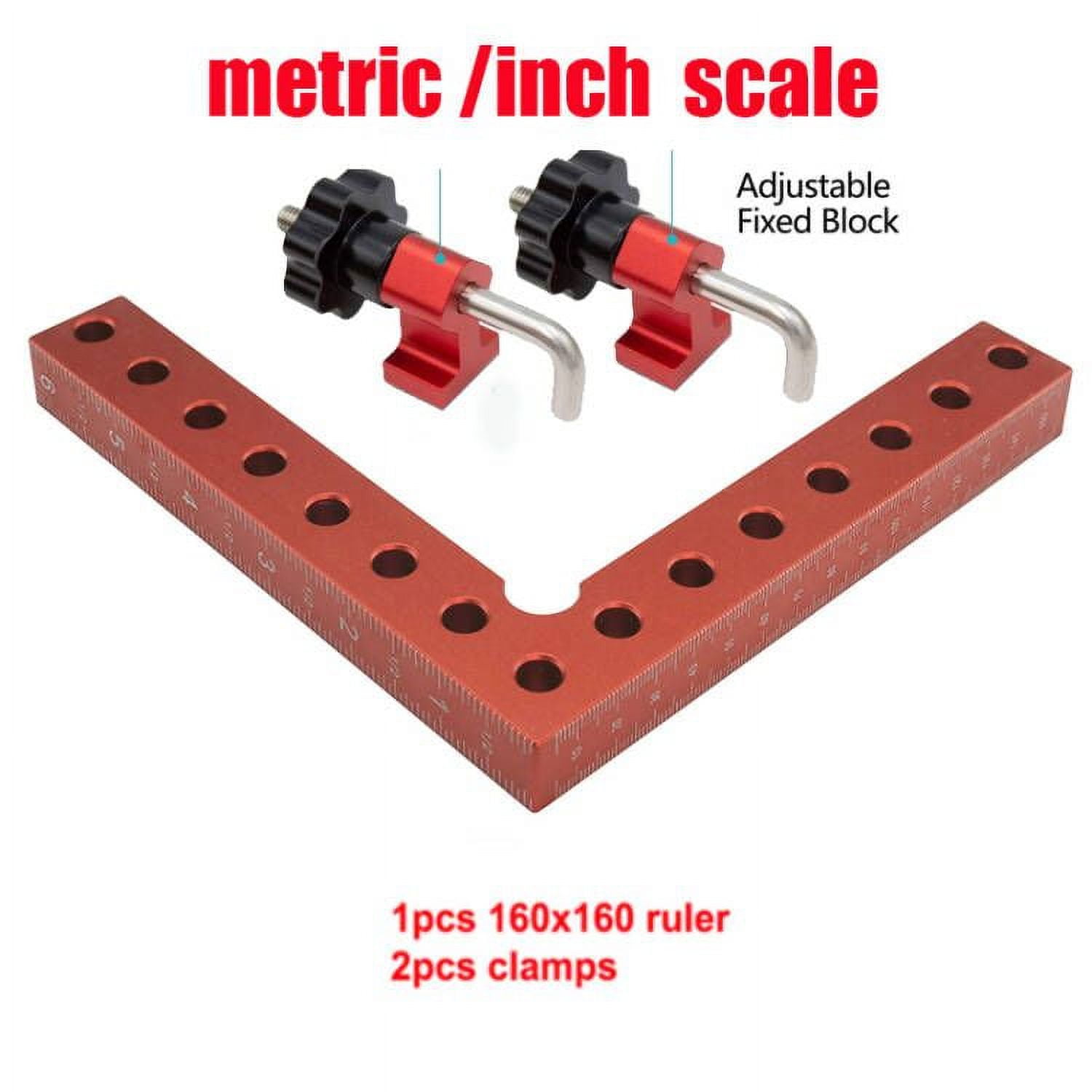 Woodworking Adjustable Corner Clamping Ruler Aluminium Alloy Right ...