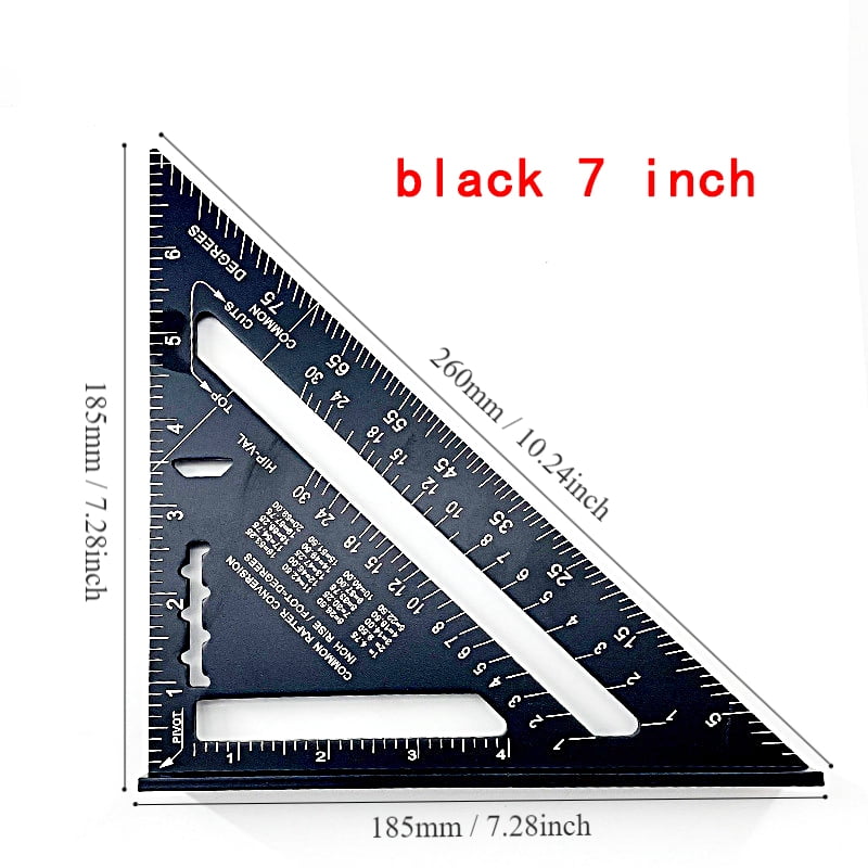 Woodworking Aluminum Alloy Triangle Gauges Measuring Gauging Tools High ...