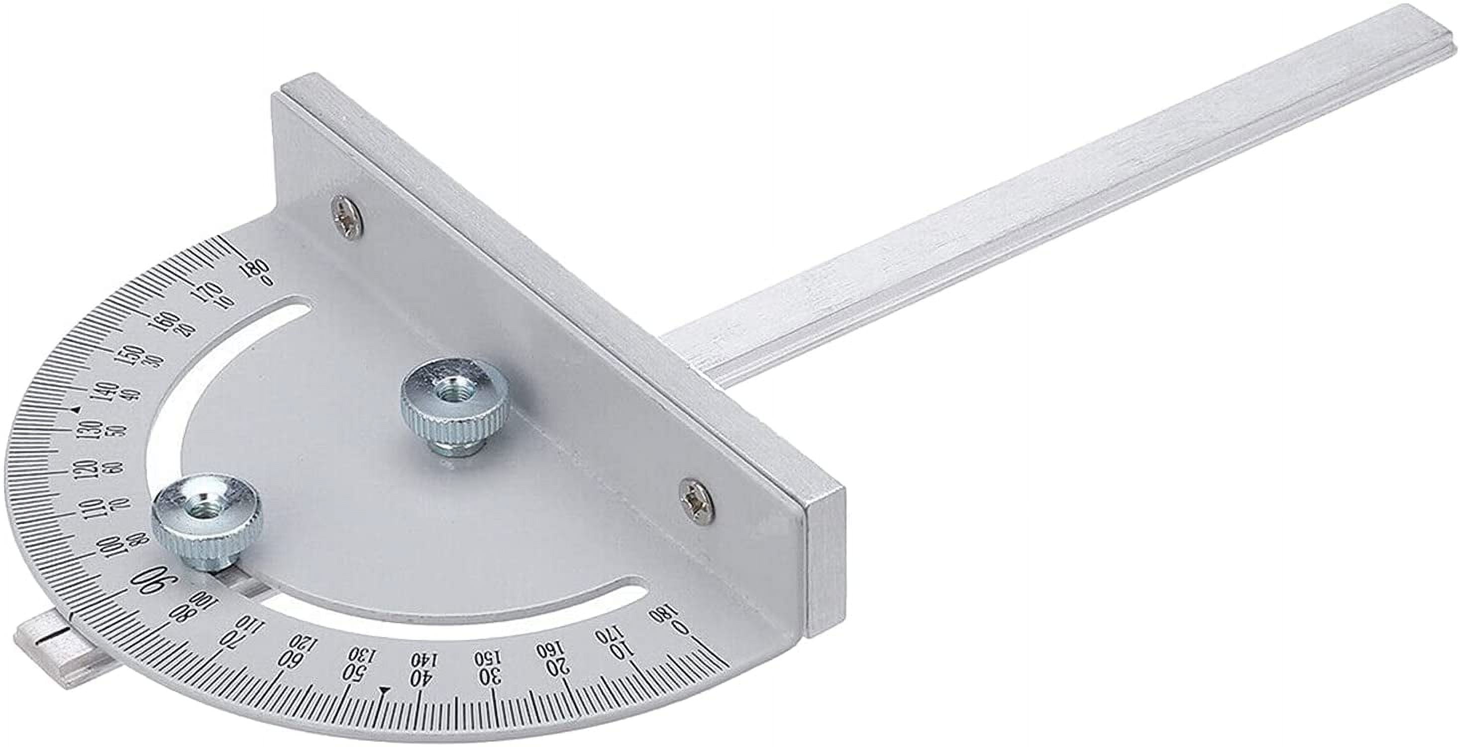 Woodworking Angle Protractor, 180 Degree Table Saw T-Style Angle Ruler ...