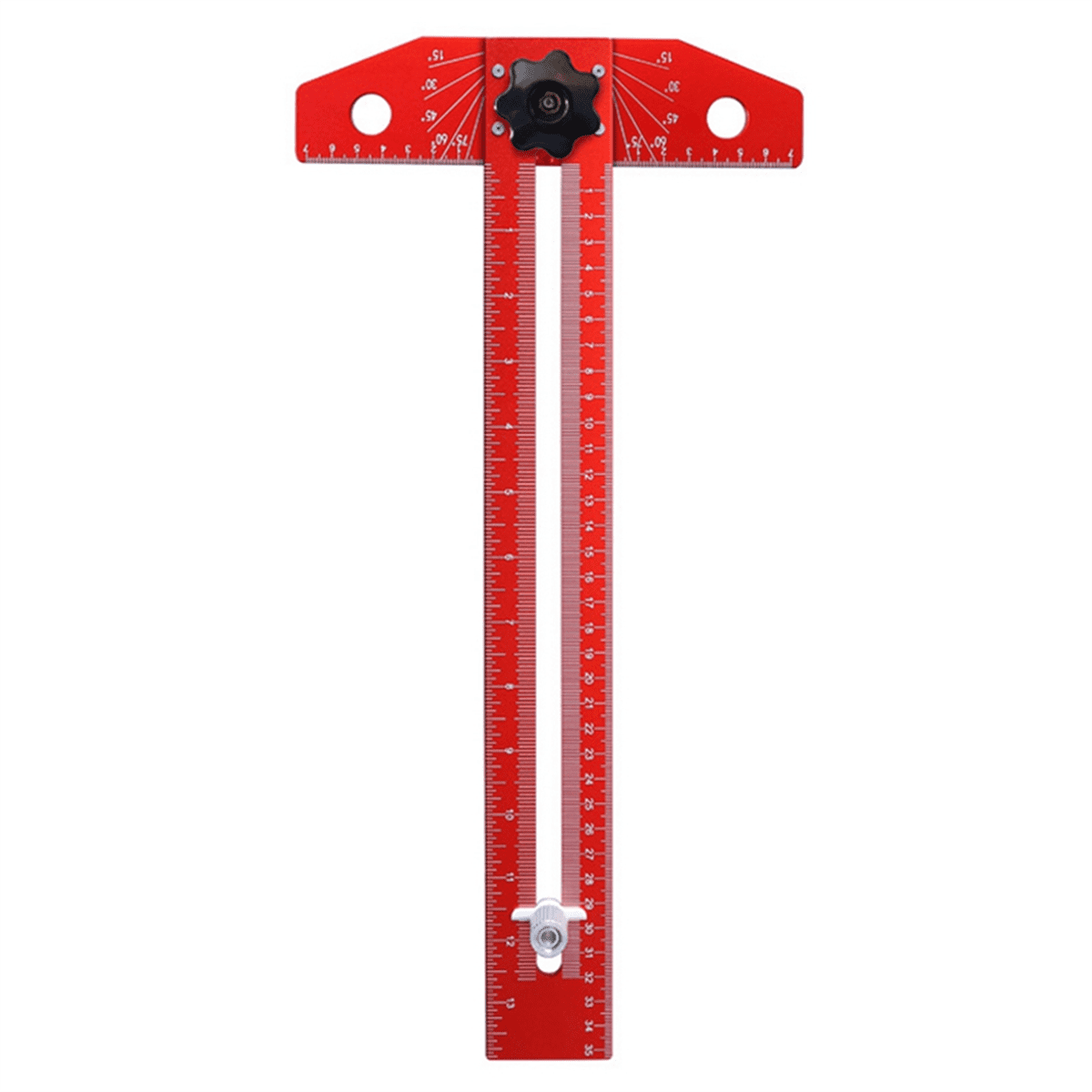 Woodworking Angle Ruler Multi-Functional T-Type Marking Ruler Drawing ...