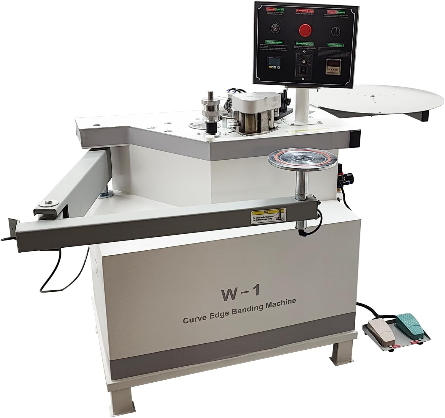 Woodworking Automatic Curved Edgebander Foldable Arm Curved Edge ...