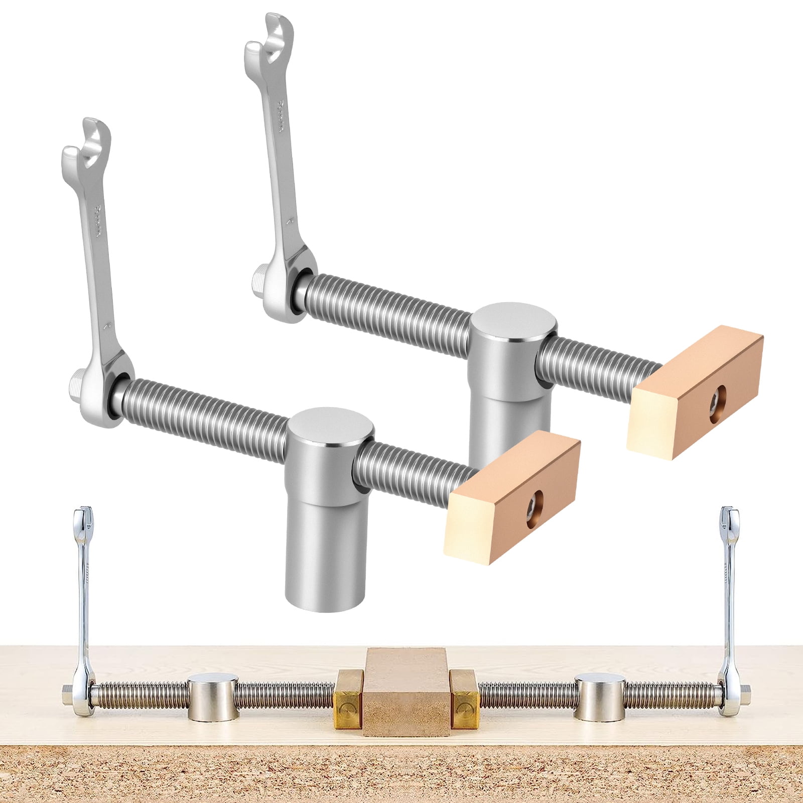 Woodworking Bench Hooks Set Stable Solid Table Workbench Clamp High ...