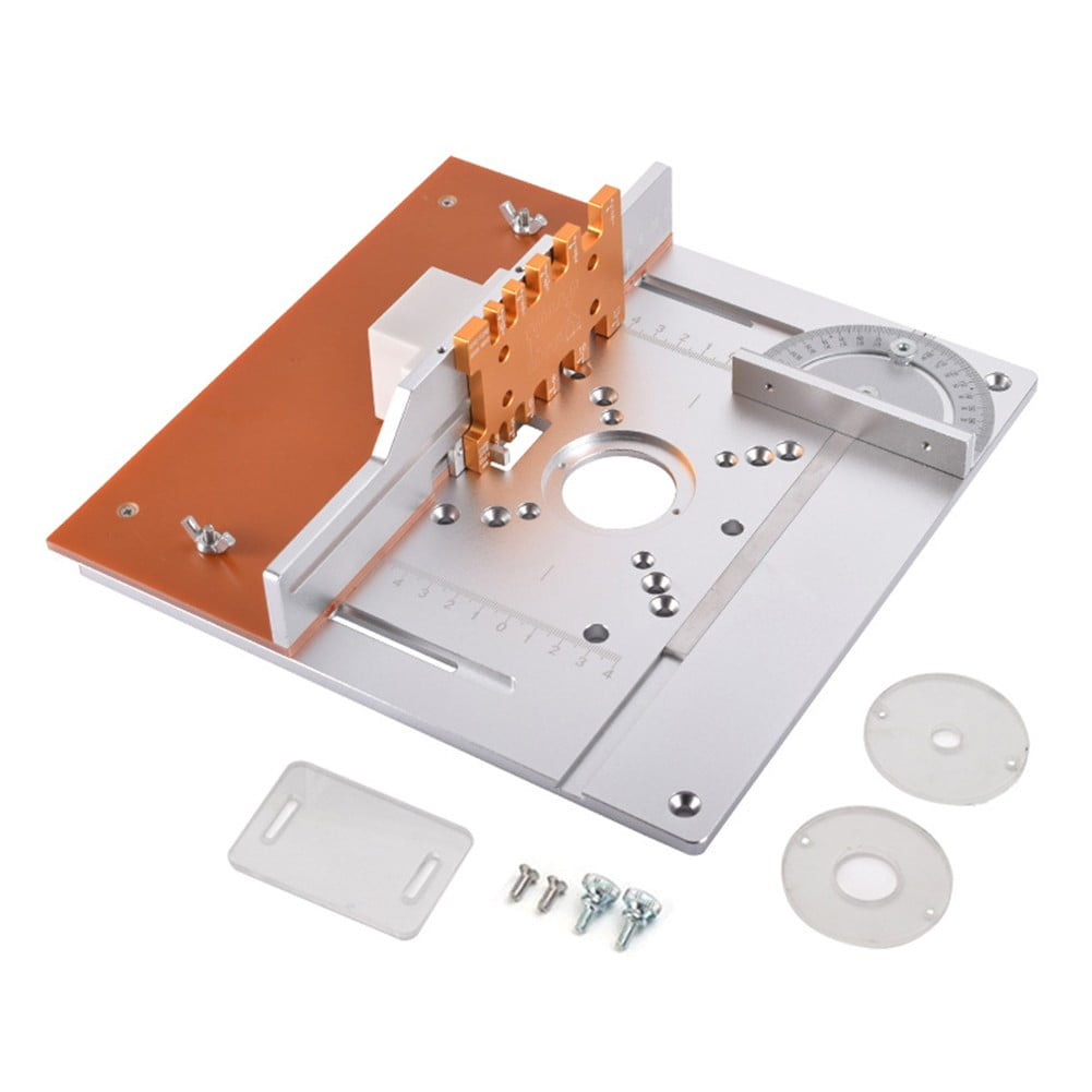 Woodworking Benches Router Plate Aluminium Table Trimming Machine Flip ...