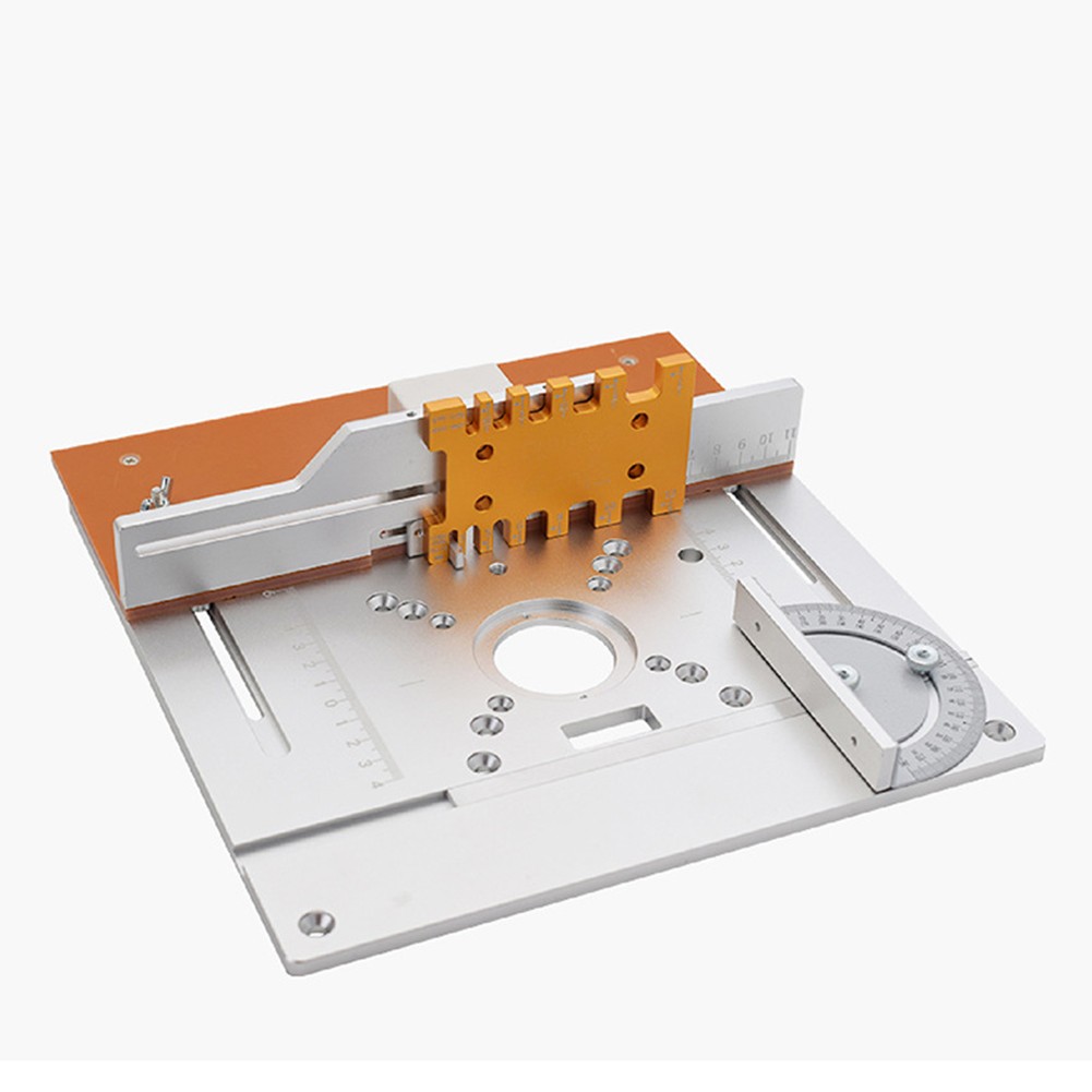 Woodworking Benches Router Plate Aluminium Table Trimming Machine Flip ...