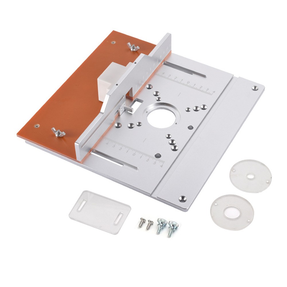 Woodworking Benches Router Plate Aluminium Table Trimming Machine Flip ...