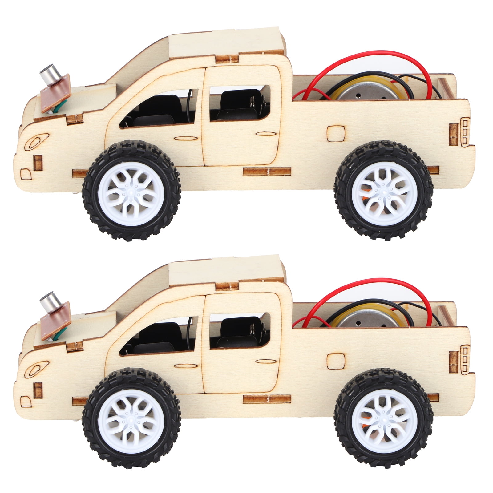 Wood Hobby Craft Wooden Building Kit, DIY Carpentry Construction Car ...