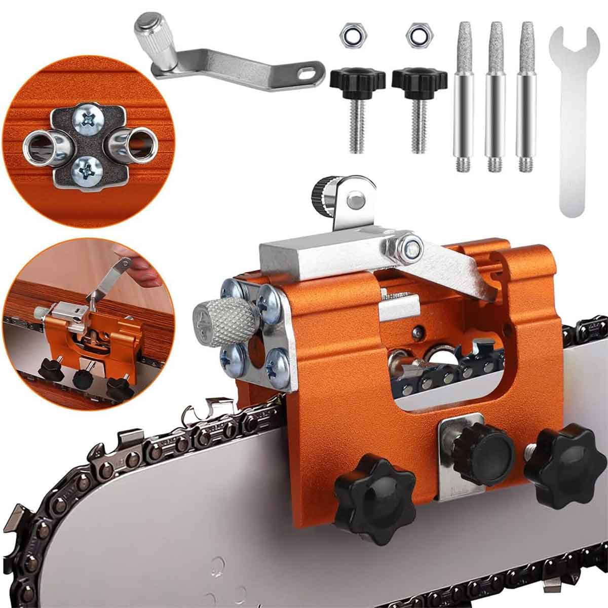 Woodworking Chainsaw Sharpener Hand Sharpener Chainsaw Chain for Most ...