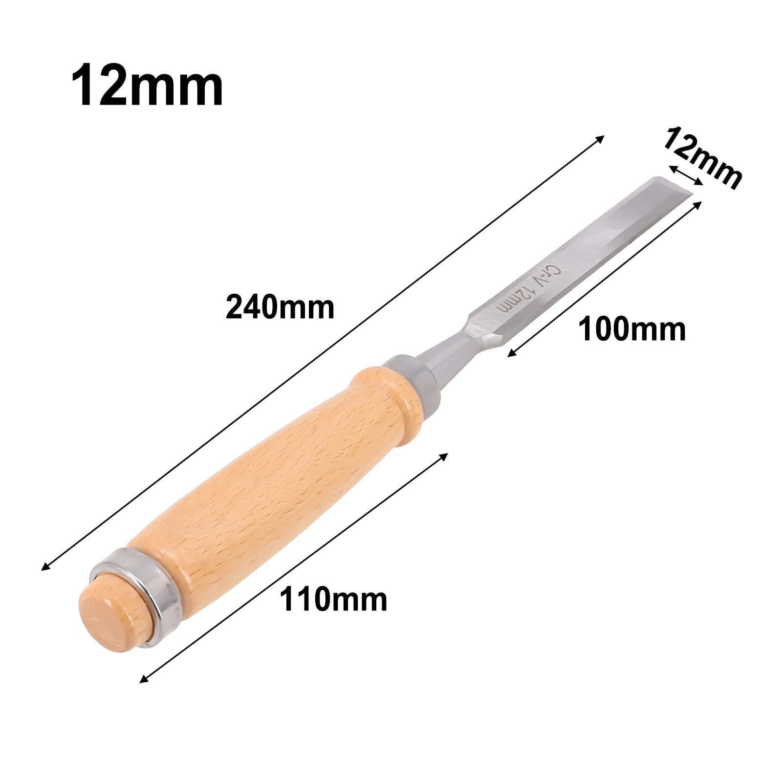 Woodworking Chisel Set - Flat Chisel Hand Tool for DIY Wood Carving ...