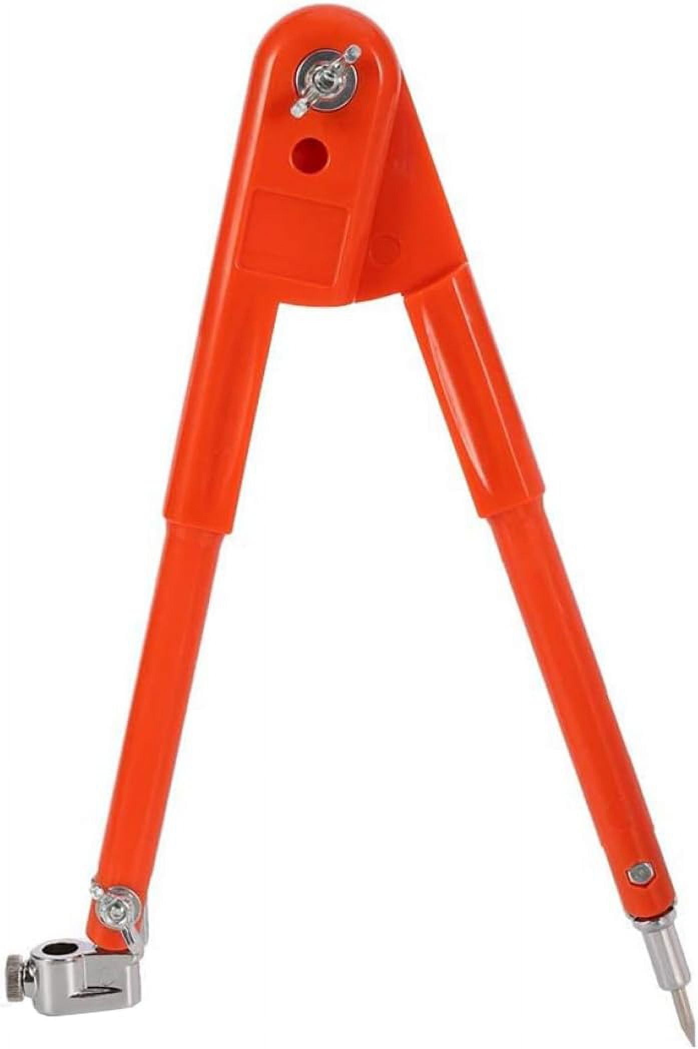 Woodworking Compass - Orange Drawing Compass with Pencil Holder for ...