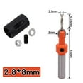 Woodworking Countersink Drill Bit with 8mm Round Shank and Adjustable ...