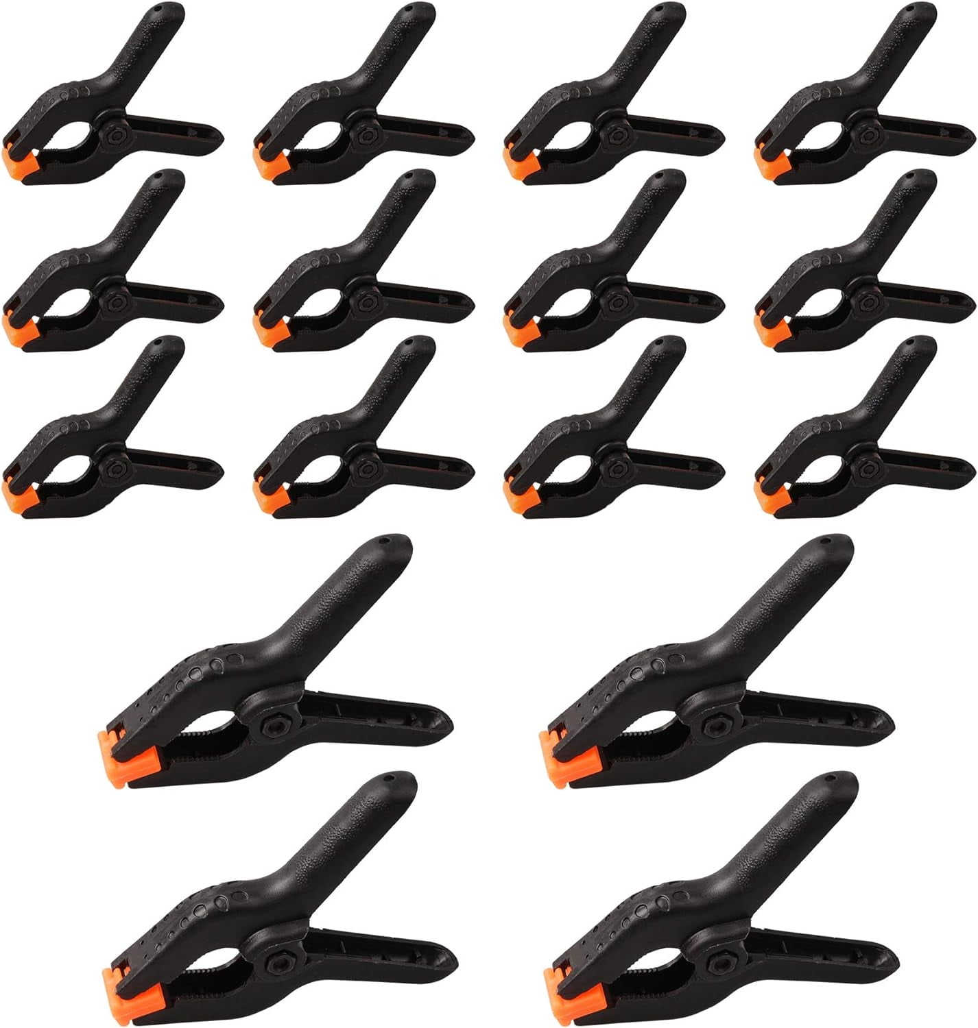 Woodworking & Craft Spring Clamps, 2-3 Inch Grip Clips for Multiple ...