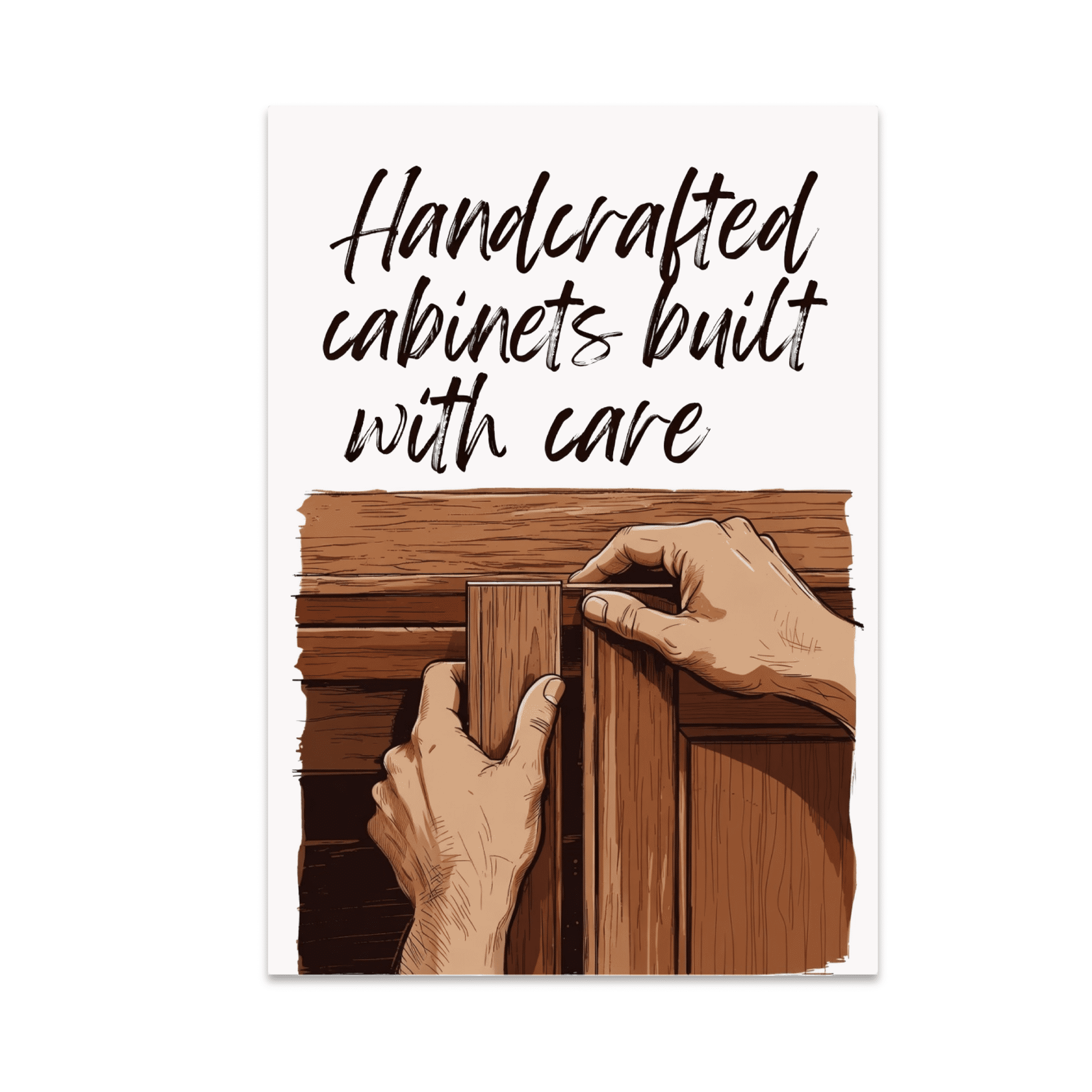Woodworking Craftsmanship Wall Art - Cabinet Maker - 13x19 Poster Print ...