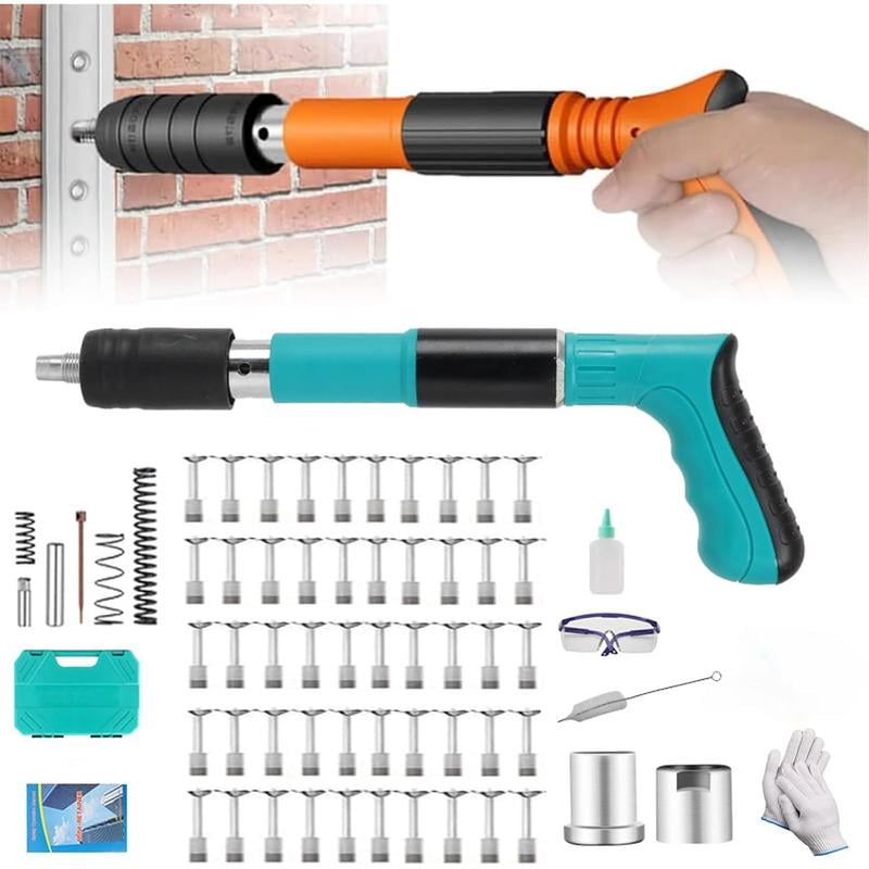 Woodworking and Decoration Integrated Air Nailer, Concrete Nail Gun Kit ...