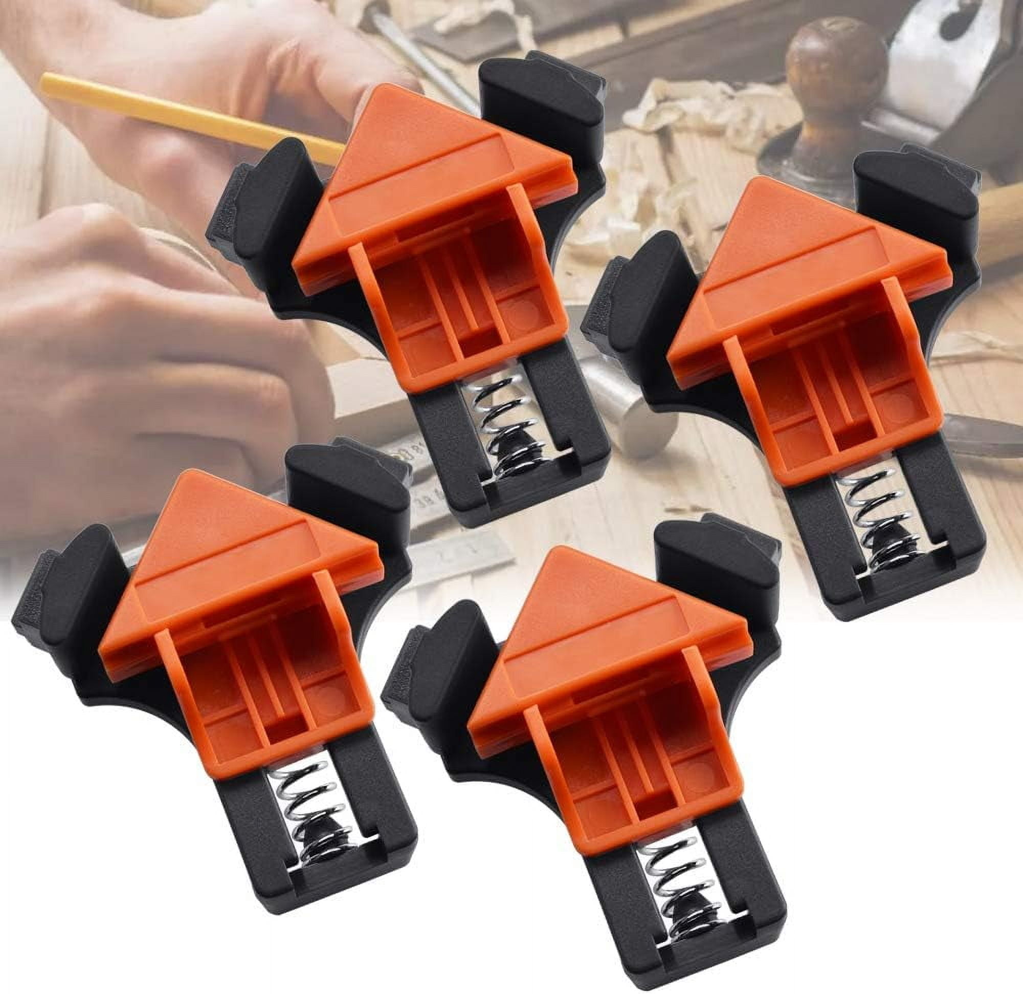 Multi-function Woodworking Right Angle Clamps, High Elasticity Spring ...