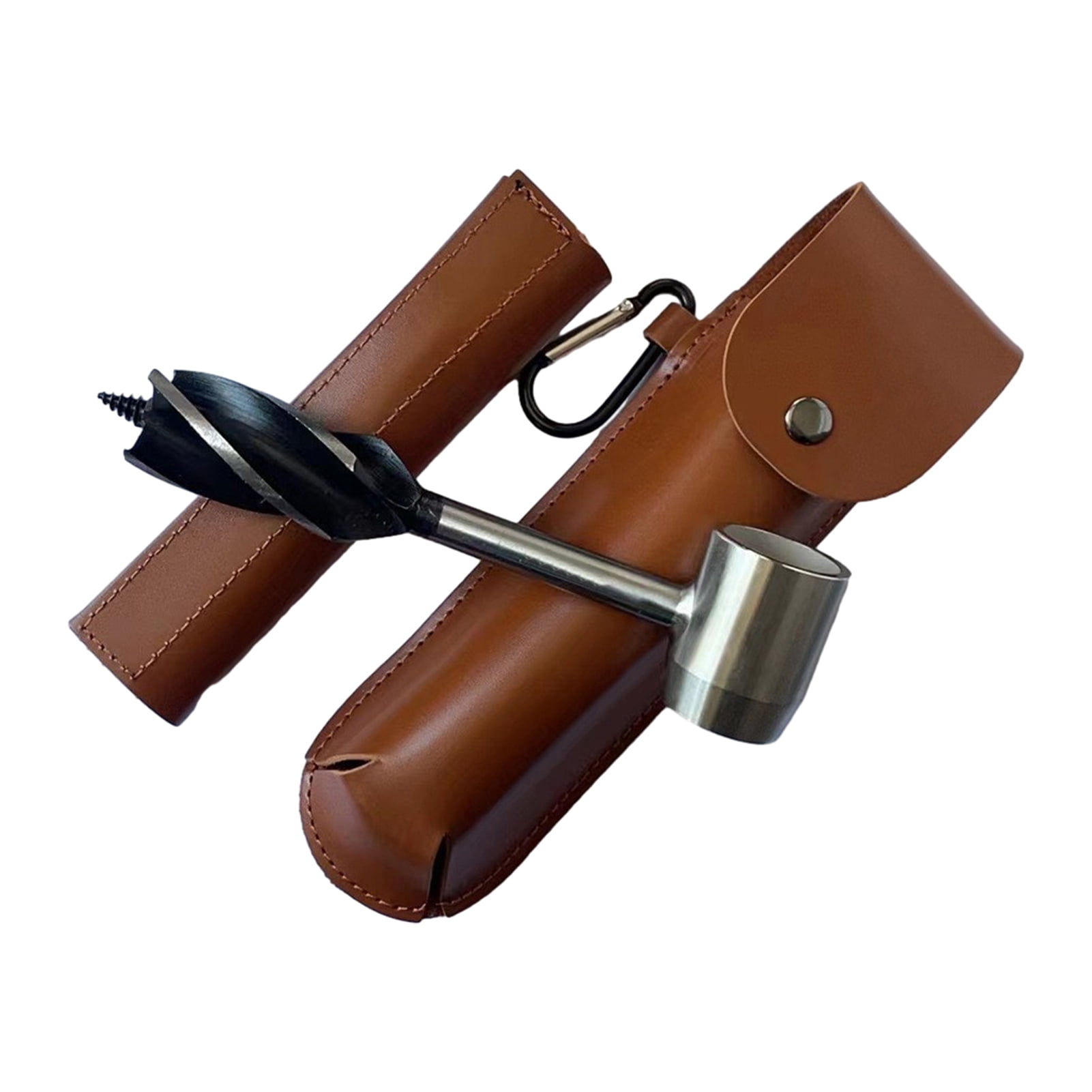 Woodworking Hand Auger Drill Wood Drill Sharp Stainless Hexagon Embedded Welding Bushcraft Hand ...