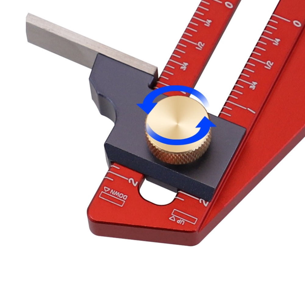 Woodworking Height Gauge Depth Measuring Tool for Table Saw Router ...