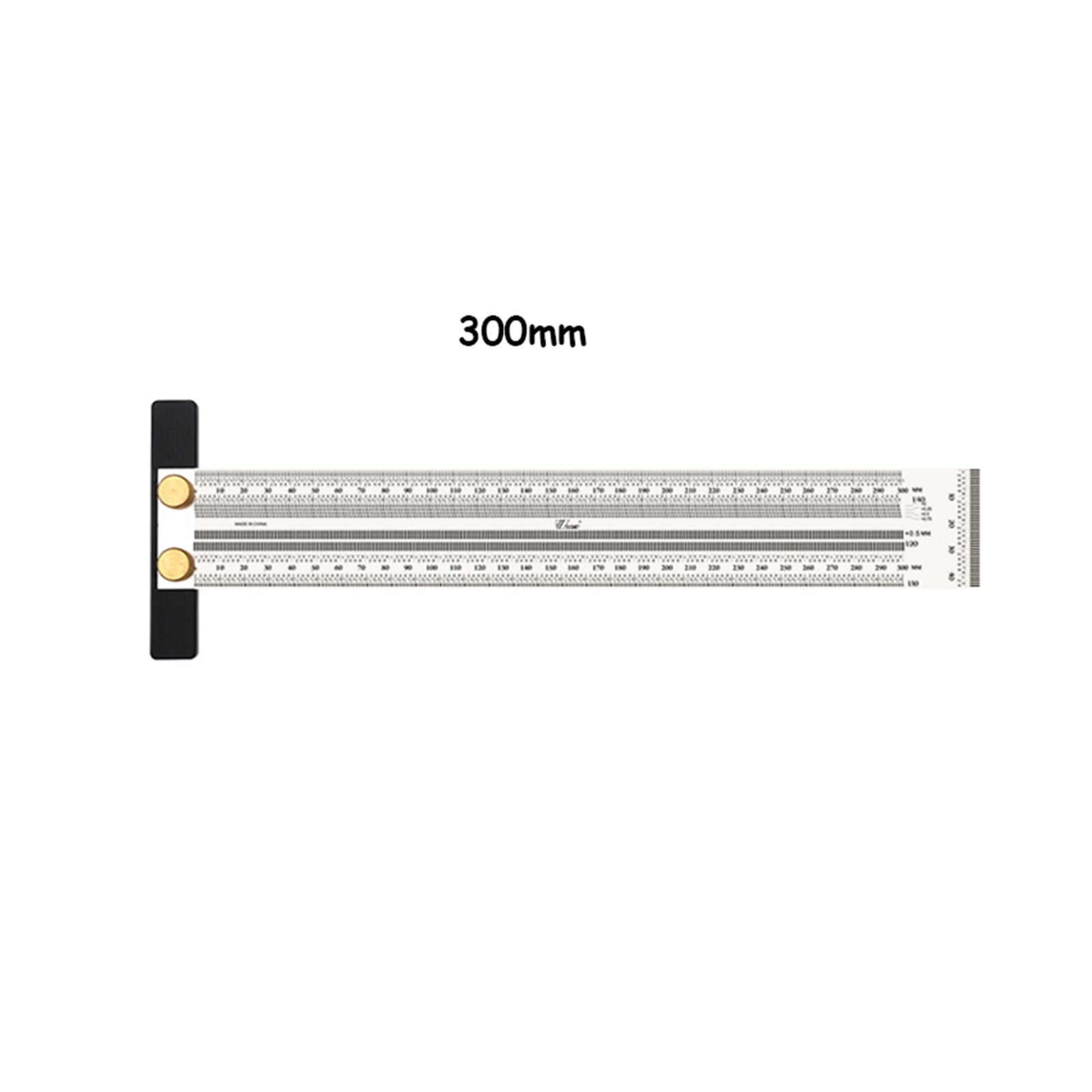 Woodworking High-precision Line Scribe 180-400mm T-type Ruler Hole ...