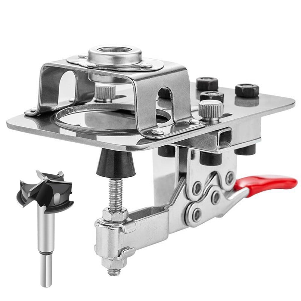 Woodworking Hole Drilling Guide Locator 35mm Multifunctional Hinge ...