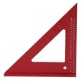Woodworking Hole Scribing Gauge 45 90 Degree Aluminum Triangular Ruler