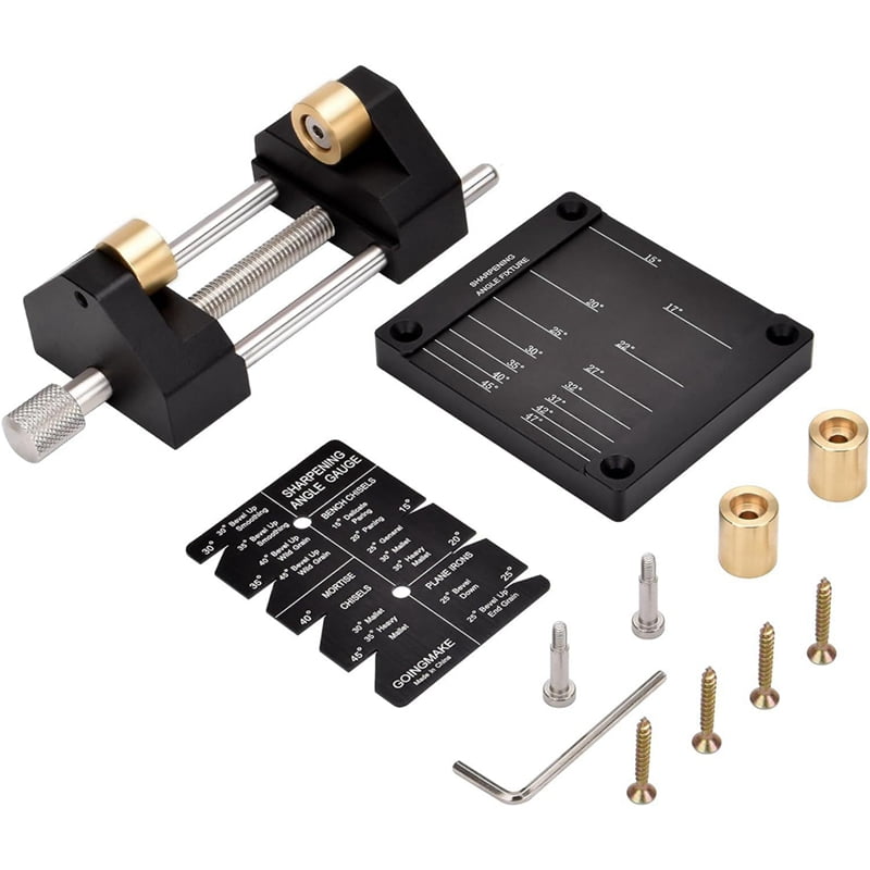 Woodworking Honing Guide Tools Chisel & Plane Blade Sharpening Kit ...