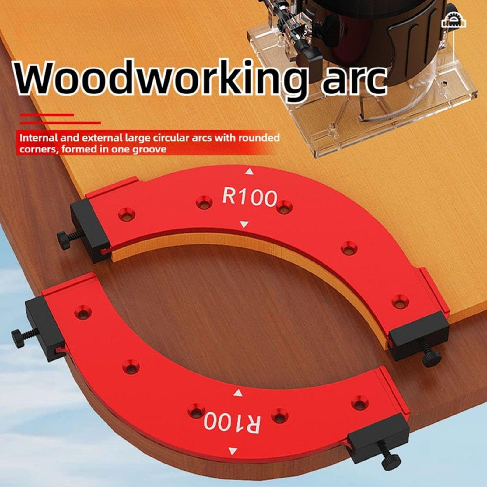 Woodworking Internal And External Corners Large Arc Template Wardrobe ...