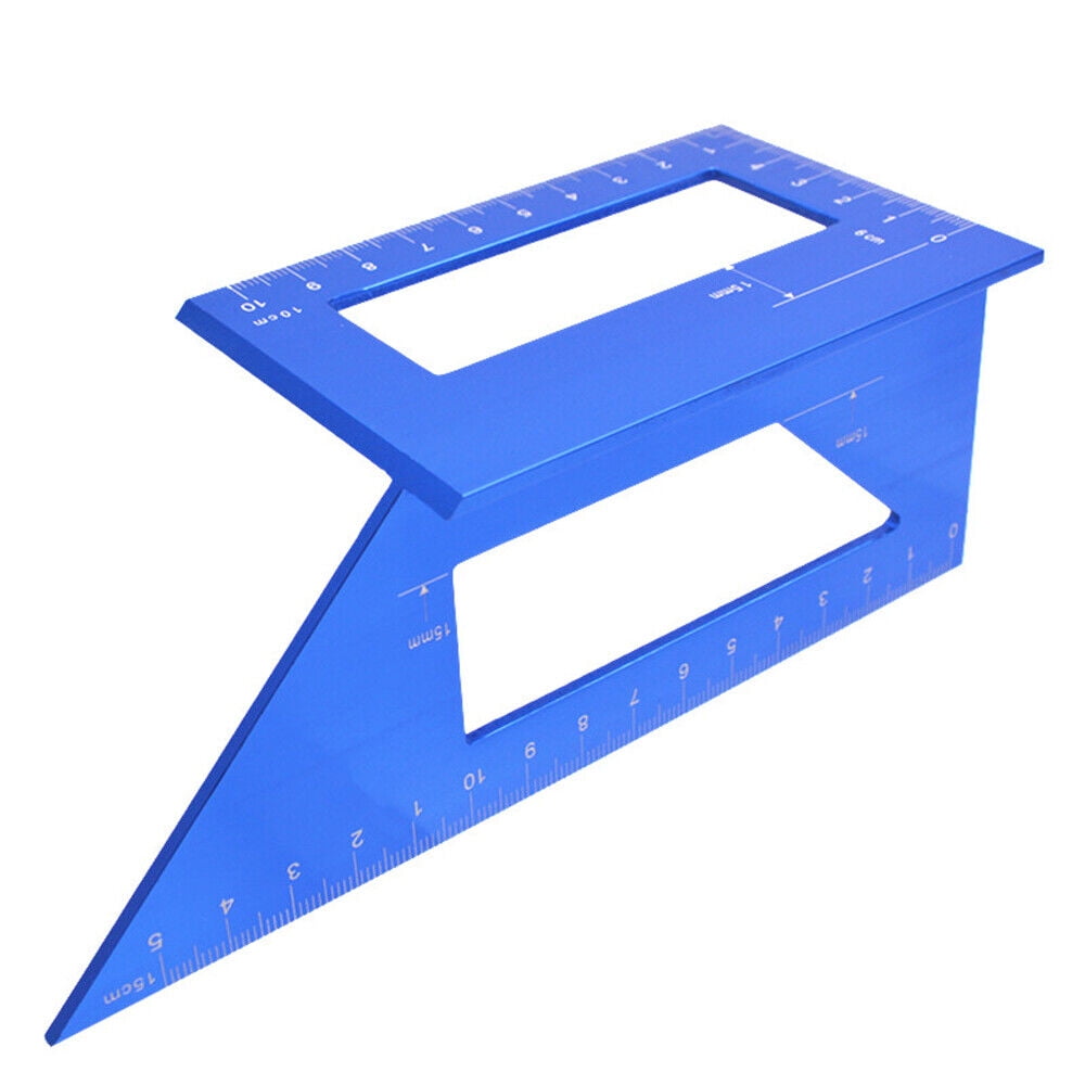 Woodworking Measuring Protractor 45 and 90 Degree Gauge Right Angle ...