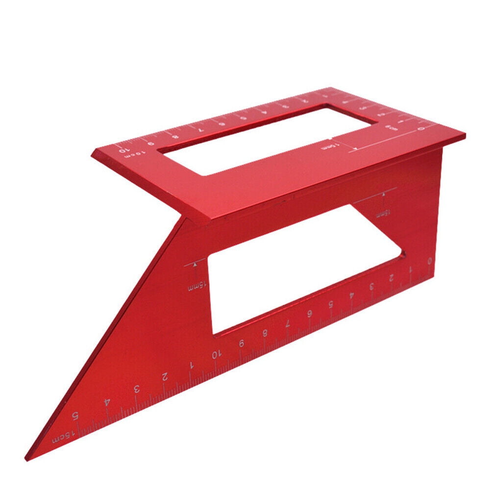 Woodworking Measuring Protractor 45 and 90 Degree Gauge Right Angle ...