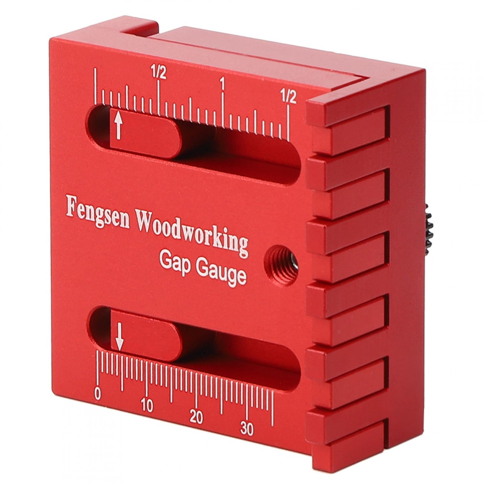 Woodworking Mini Gaps Gauge Aluminum Alloy Depth Measuring Sawtooth ...