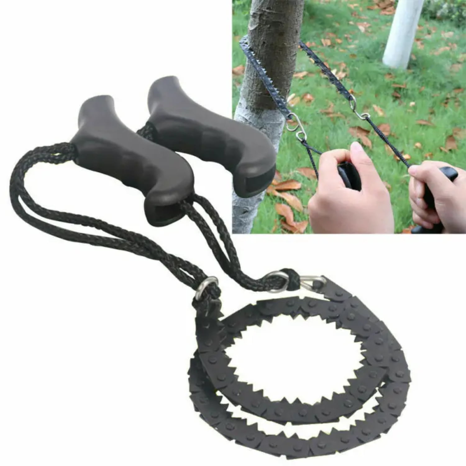 Woodworking Pocket Hand Chainsaw Heavy Duty Manganese Survival Wire Saw ...