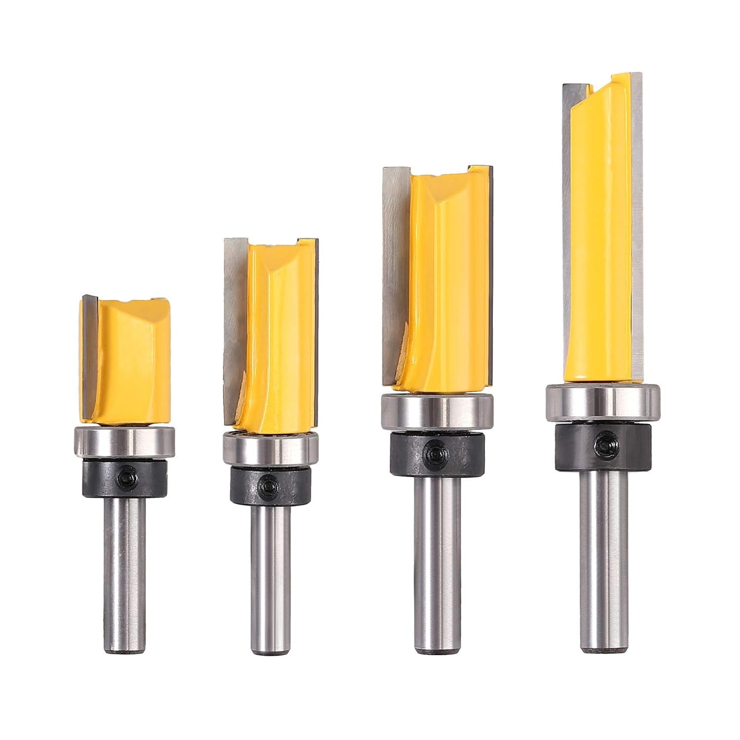 Woodworking Poem In Metal And Carbide, Flush Trim Router Bit Set With ...