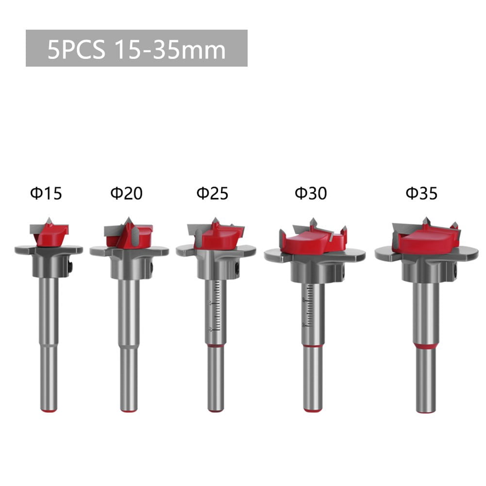 Woodworking Positioning Hole Saw Kit Adjustable 15-35mm Hinge Hole ...