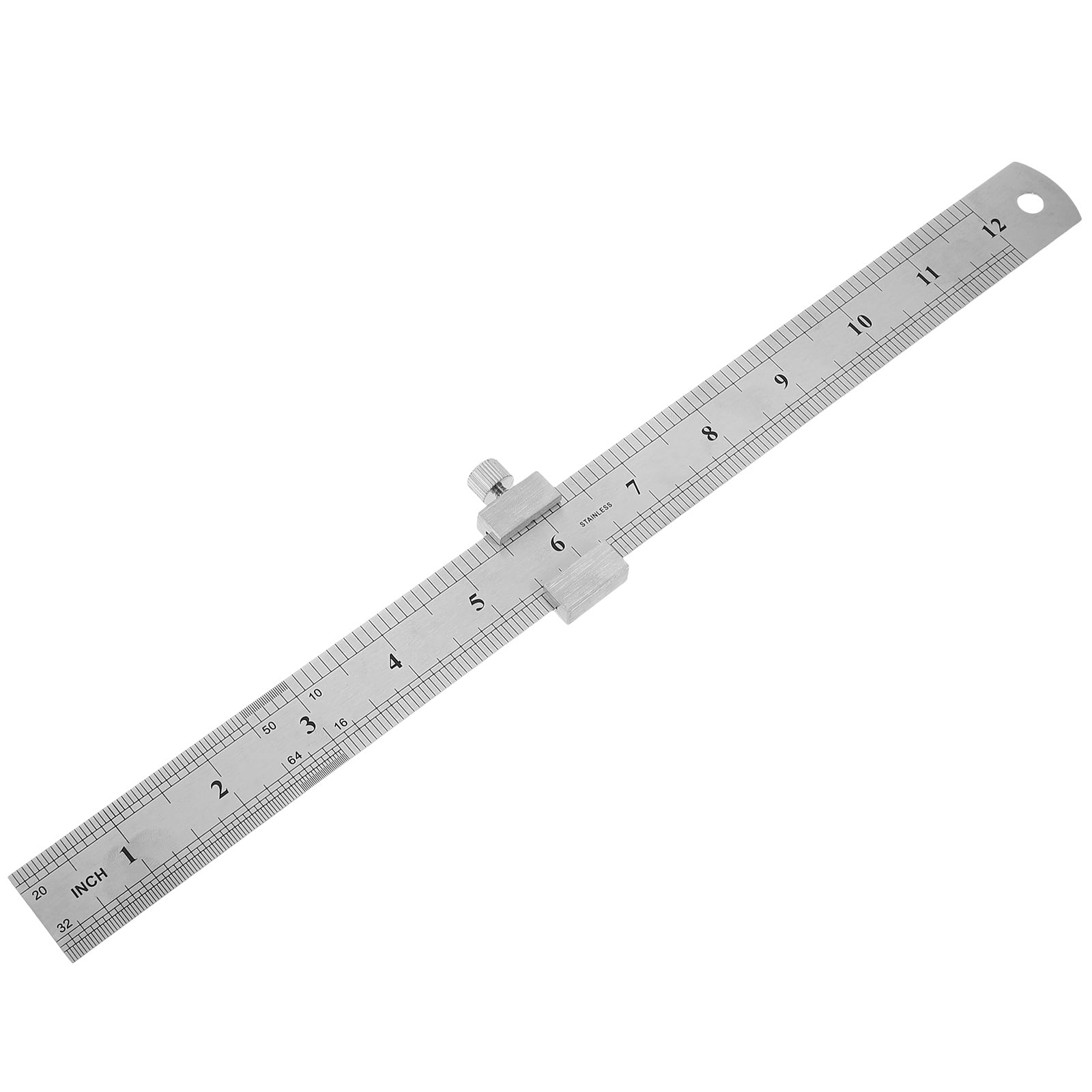 Woodworking Protractor Meter Steel Ruler Positioning Block Clear Scale ...