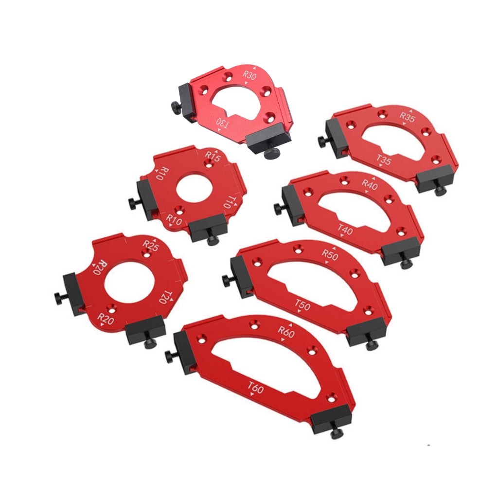 Woodworking Round Corner Radius Templates Arcs Cutting Auxiliaries Tool ...