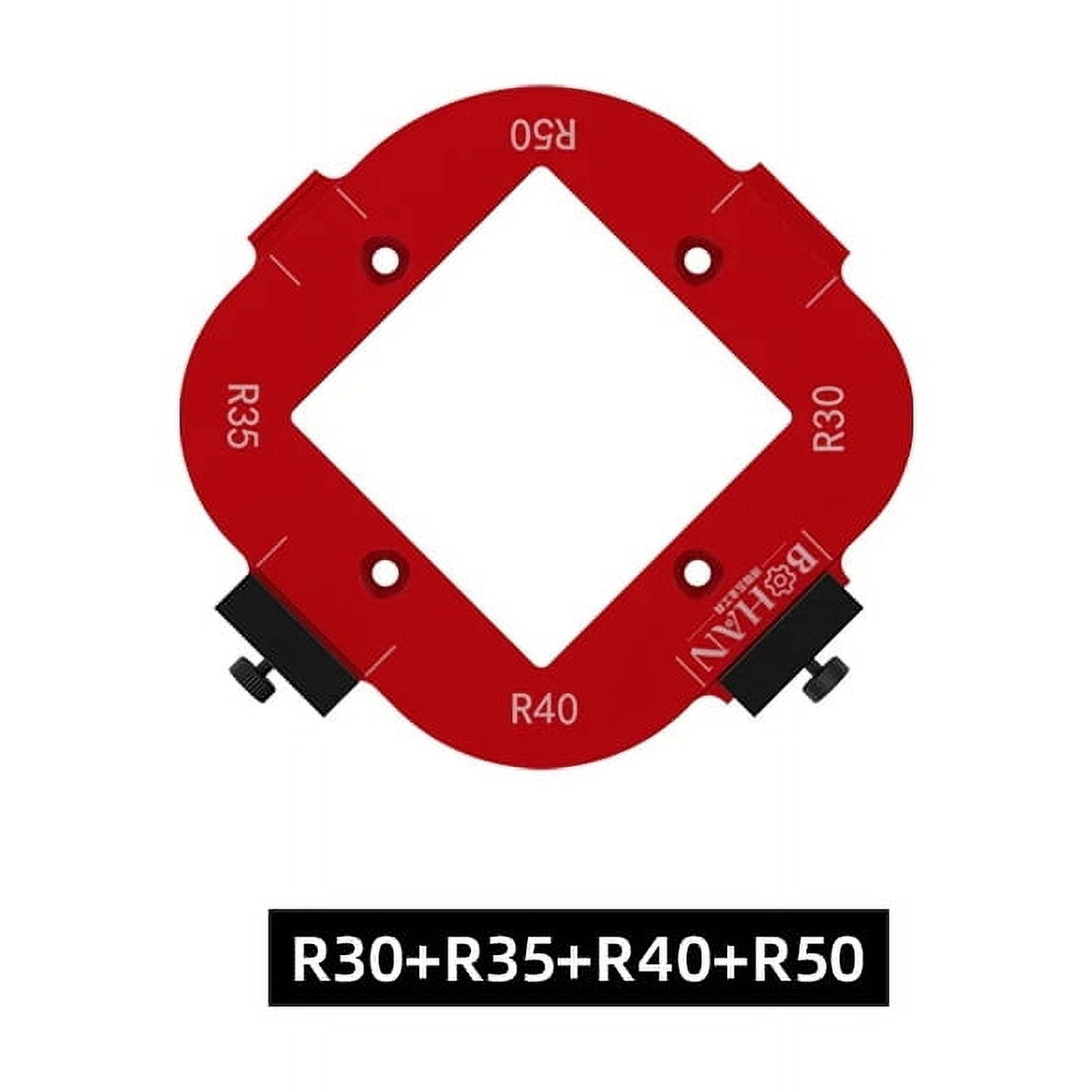 Woodworking Router Arcs Angle Positioning Template Corner Radius ...