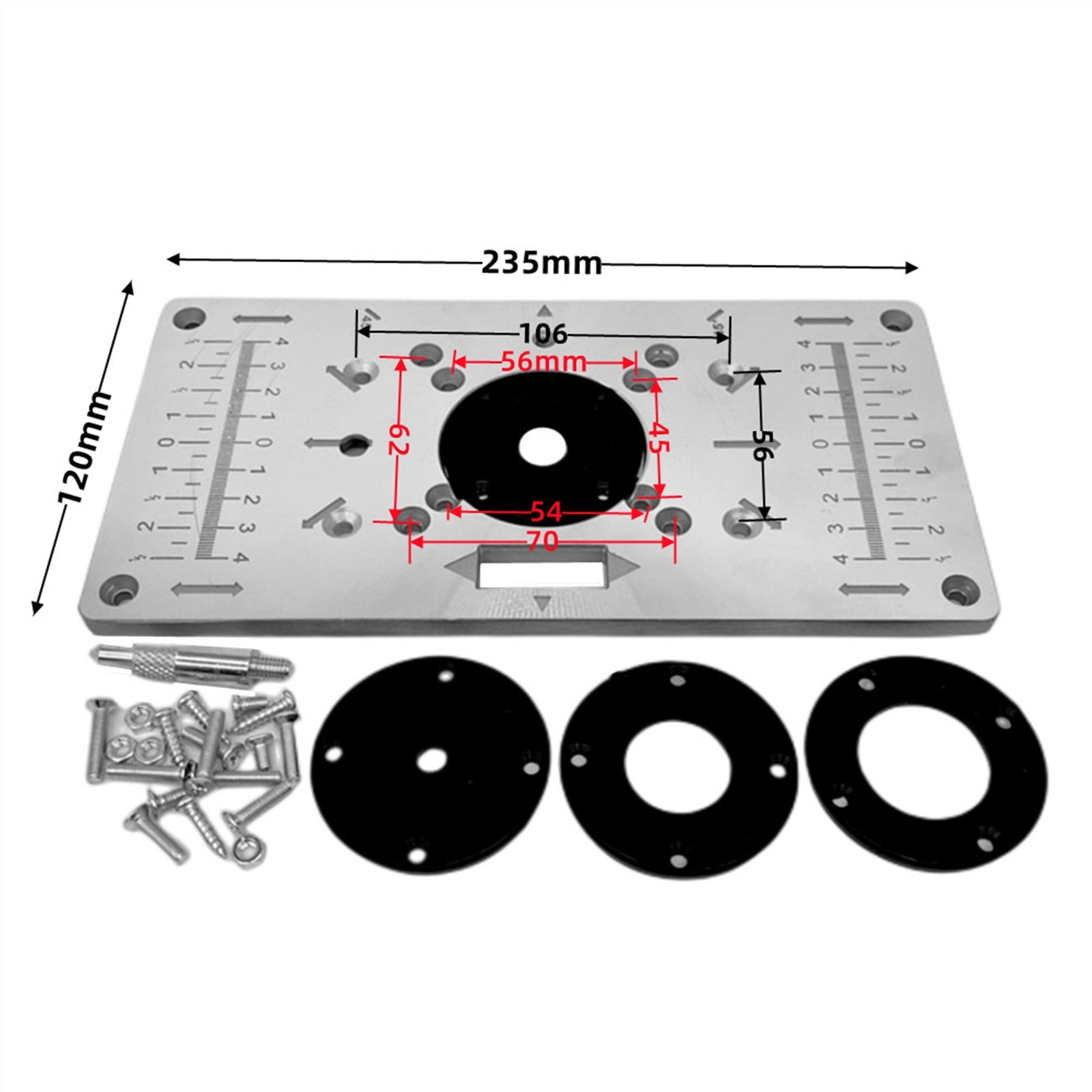 Woodworking Router Lift And Aluminum Router Table Insert Plate Router ...