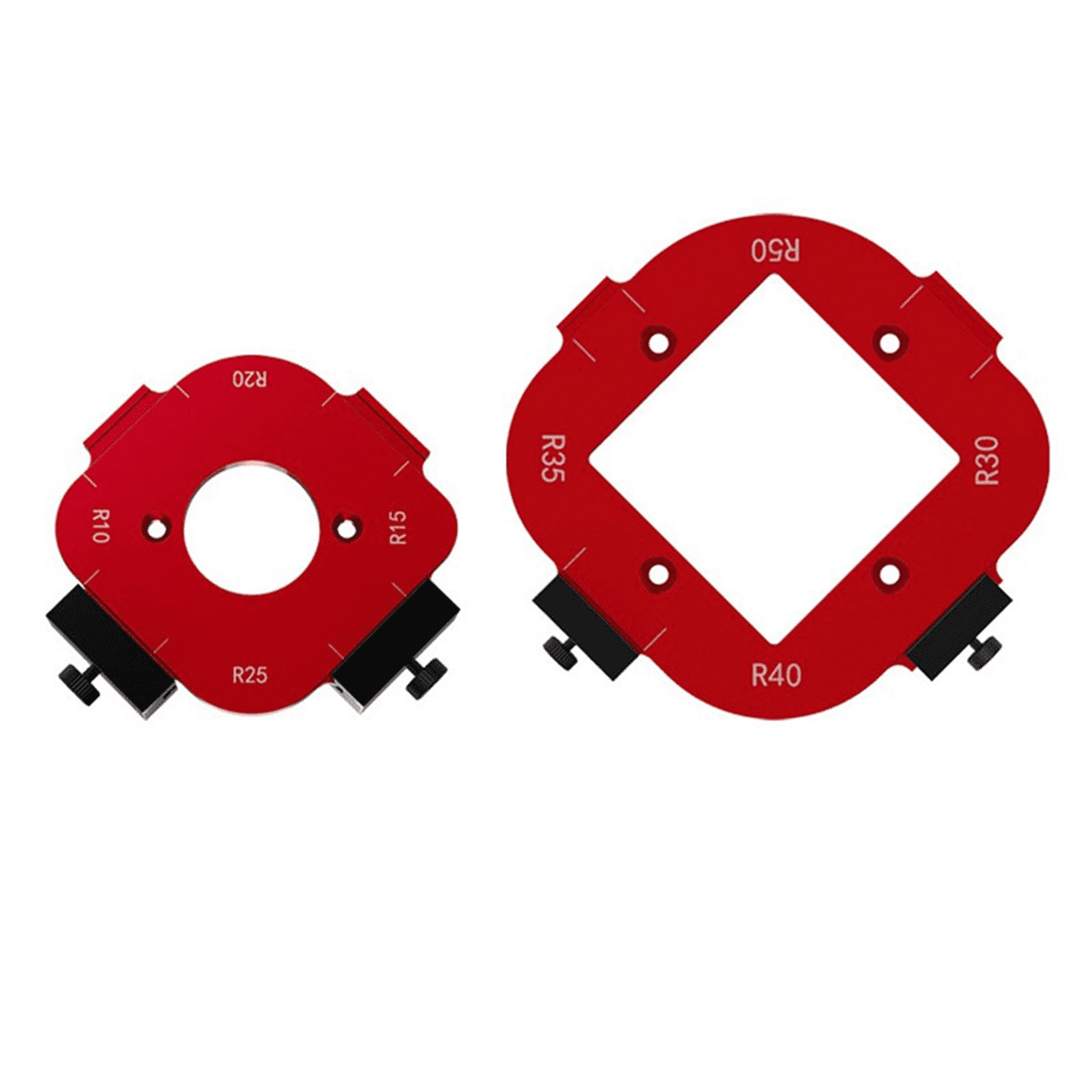 Woodworking Router Templates 4-in-1 Arc Angle Positioning Template ...